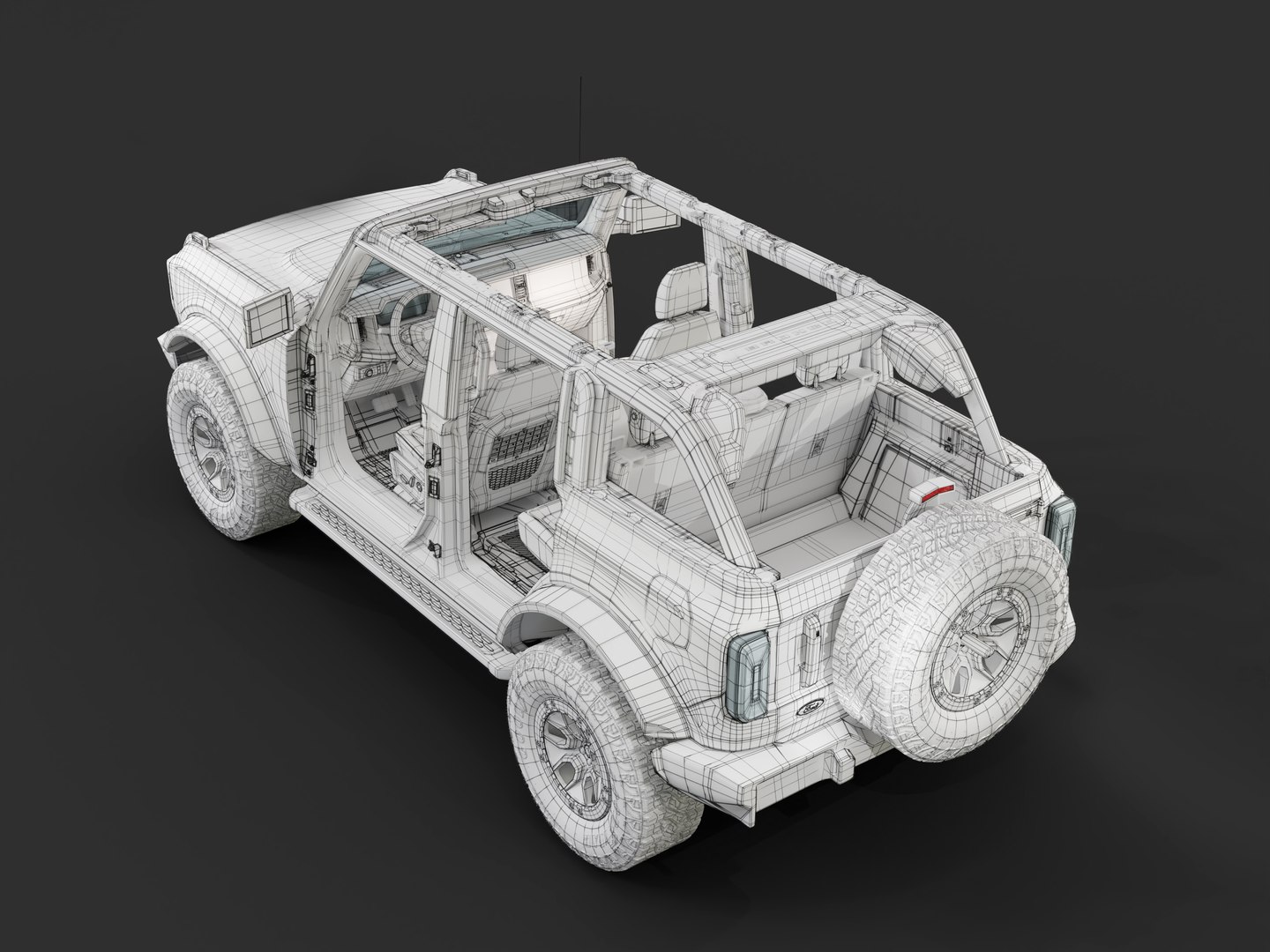 Ford Bronco 3D Model - TurboSquid 2103915