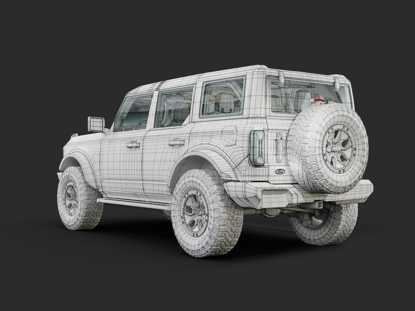 Ford Bronco 3D Model - TurboSquid 2103915