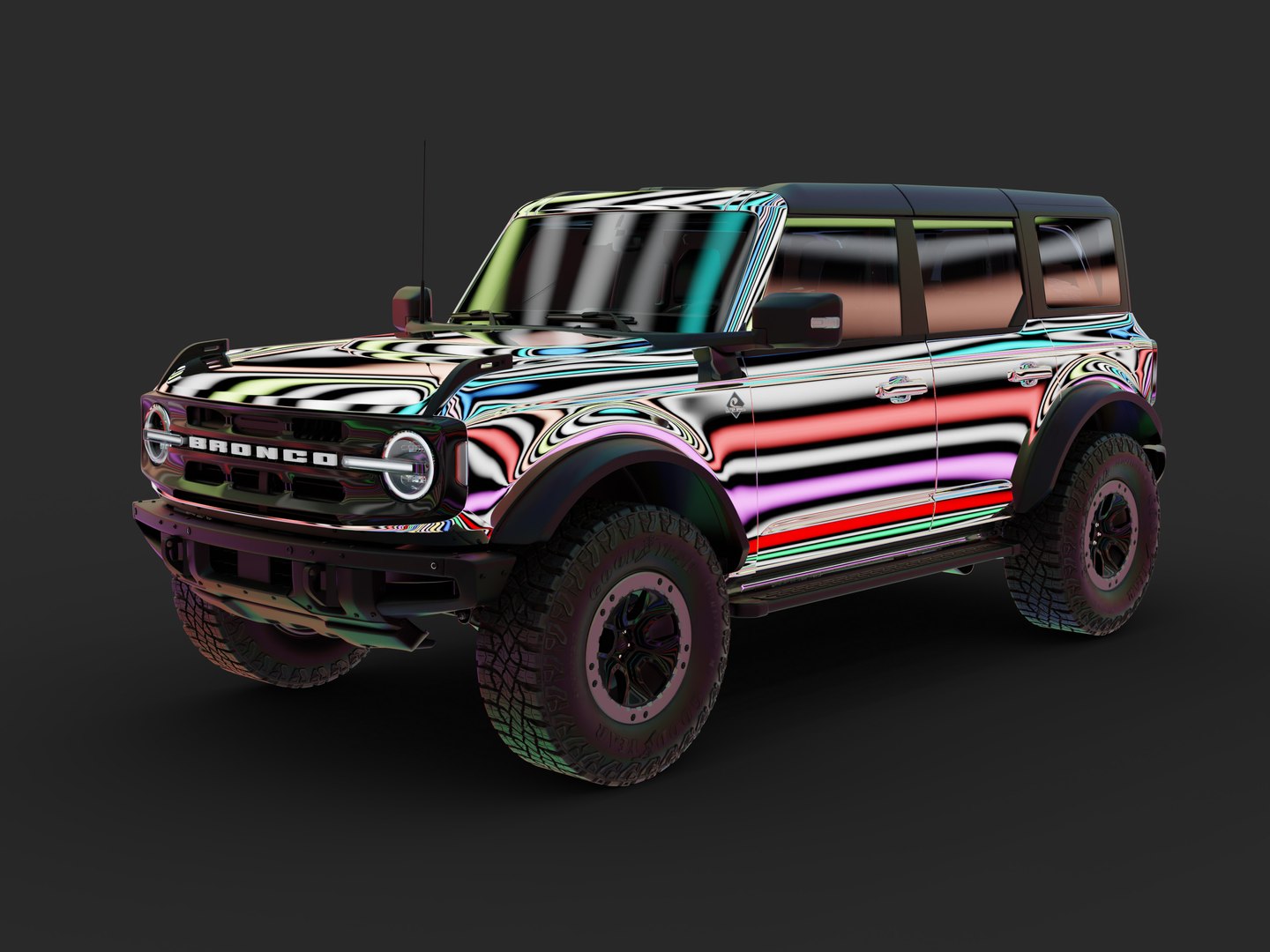 Ford Bronco 3D Model - TurboSquid 2103915