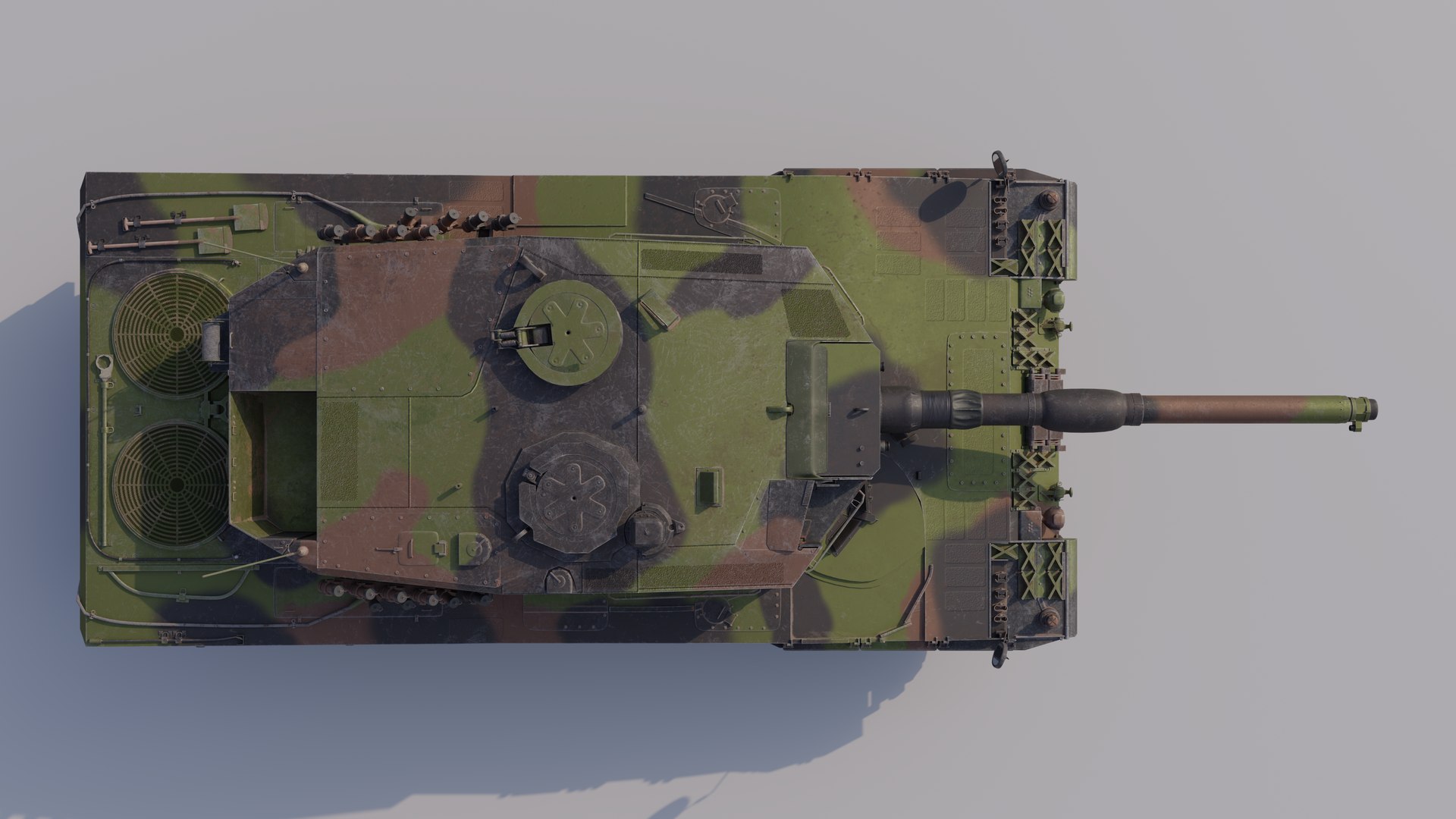 3D Tank Leopard 2 A4 Model - TurboSquid 1606119