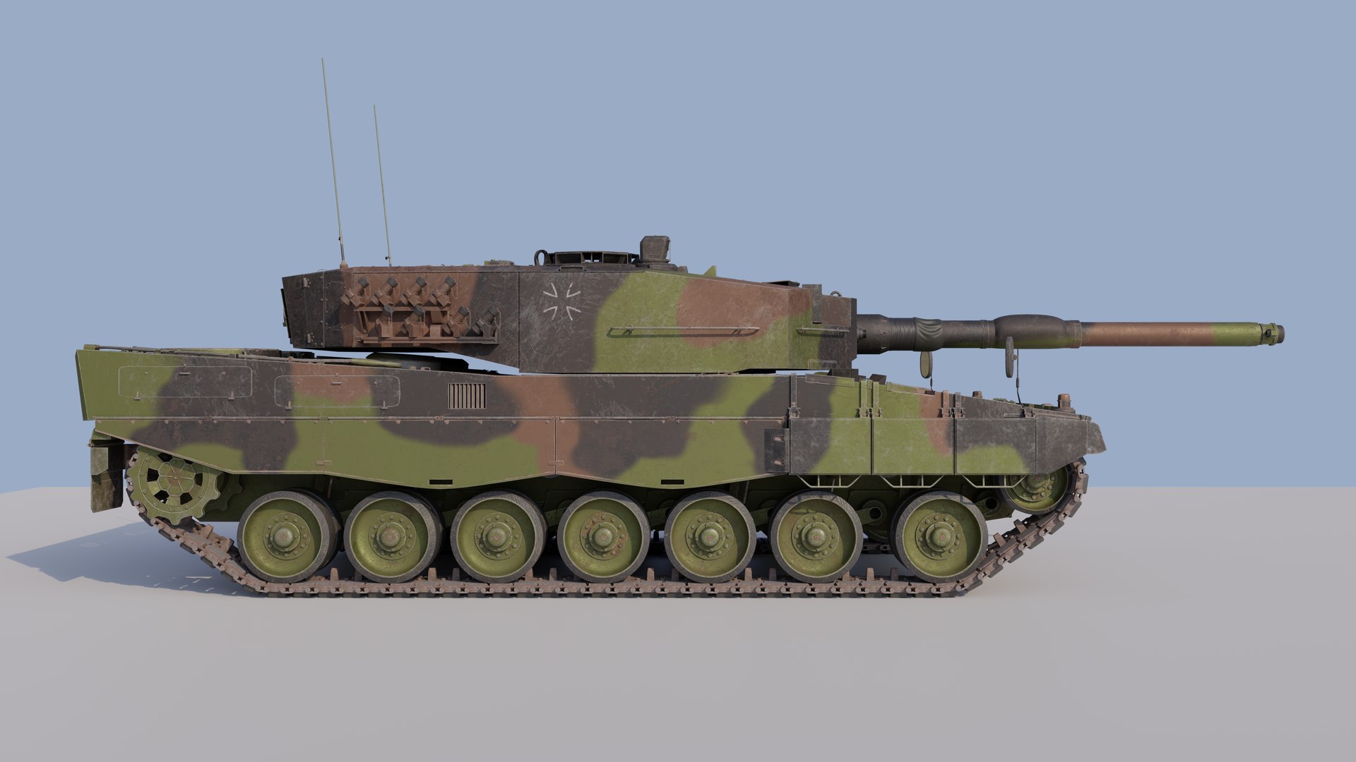 3D Tank Leopard 2 A4 Model - TurboSquid 1606119