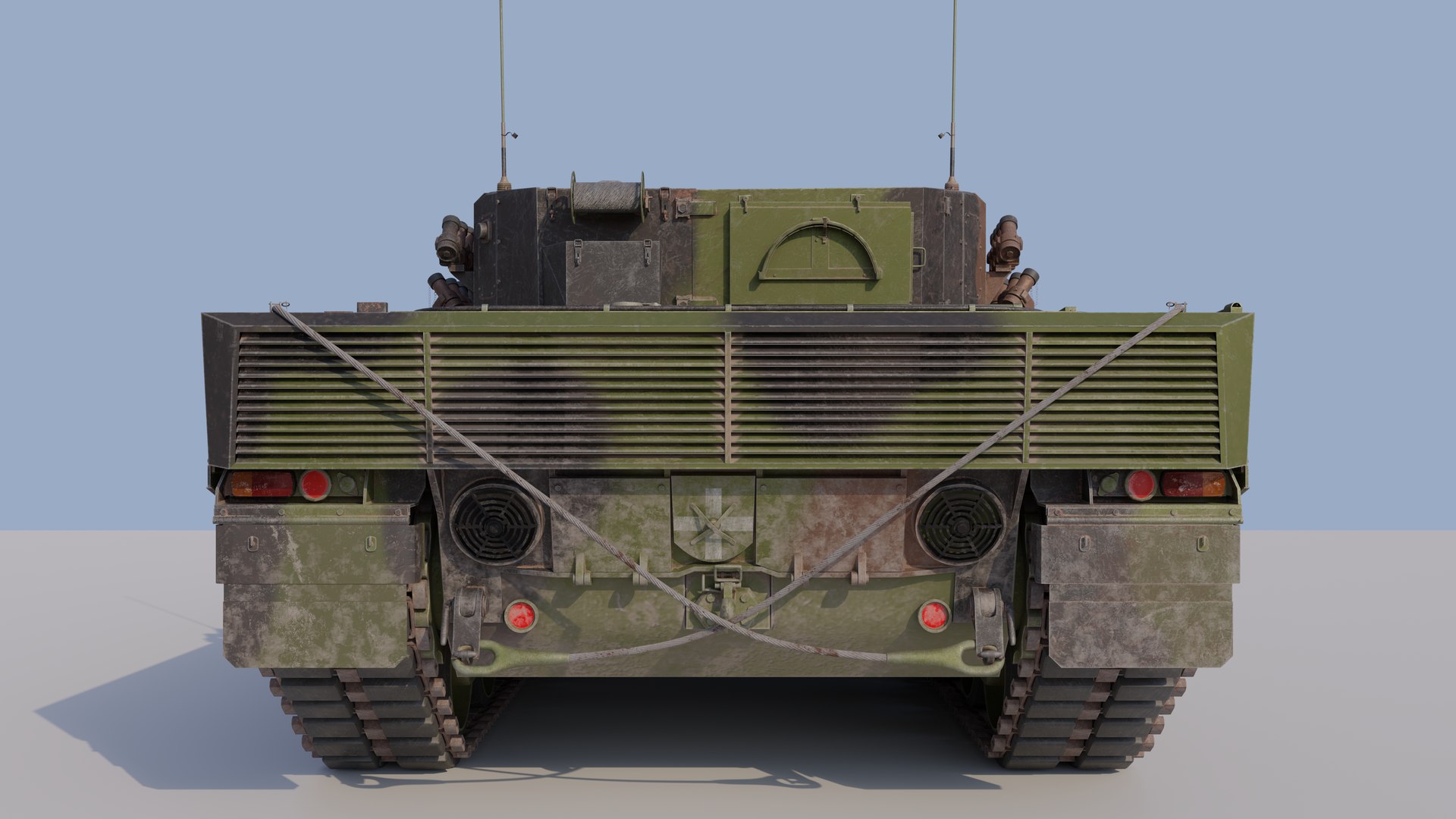 3D Tank Leopard 2 A4 Model - TurboSquid 1606119