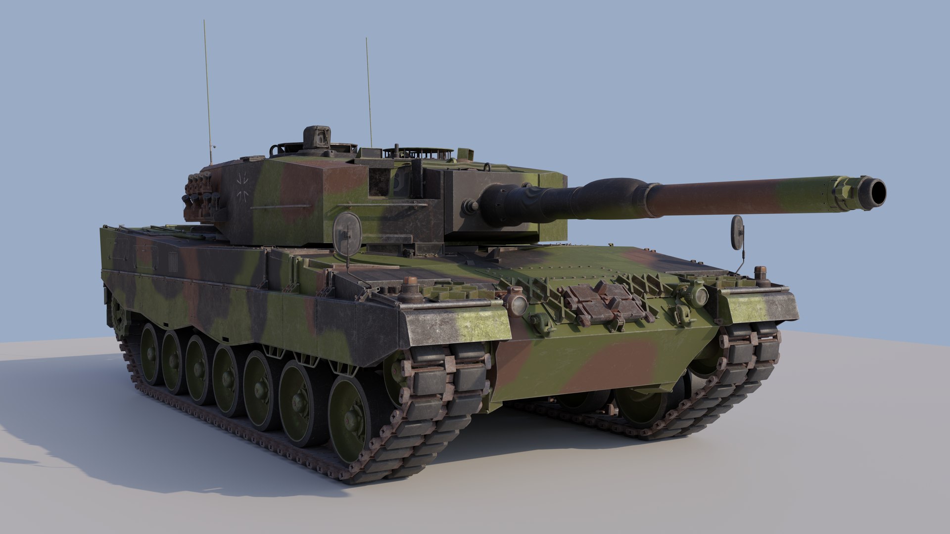 3D Tank Leopard 2 A4 Model - TurboSquid 1606119