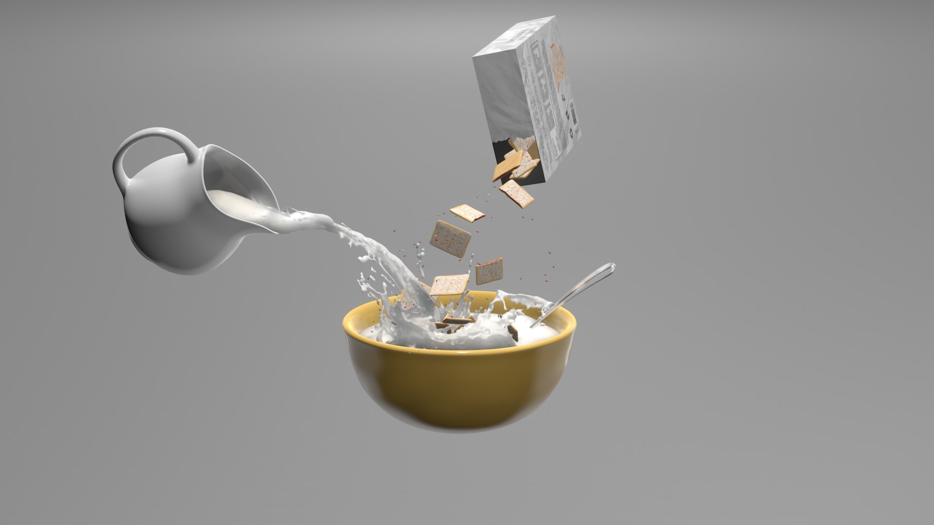 Cookie Milk Model - TurboSquid 1681770