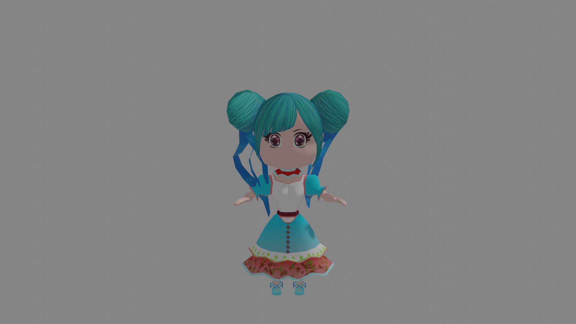 Malina Chibi Magical Girl Character 3D Model - TurboSquid 1813494