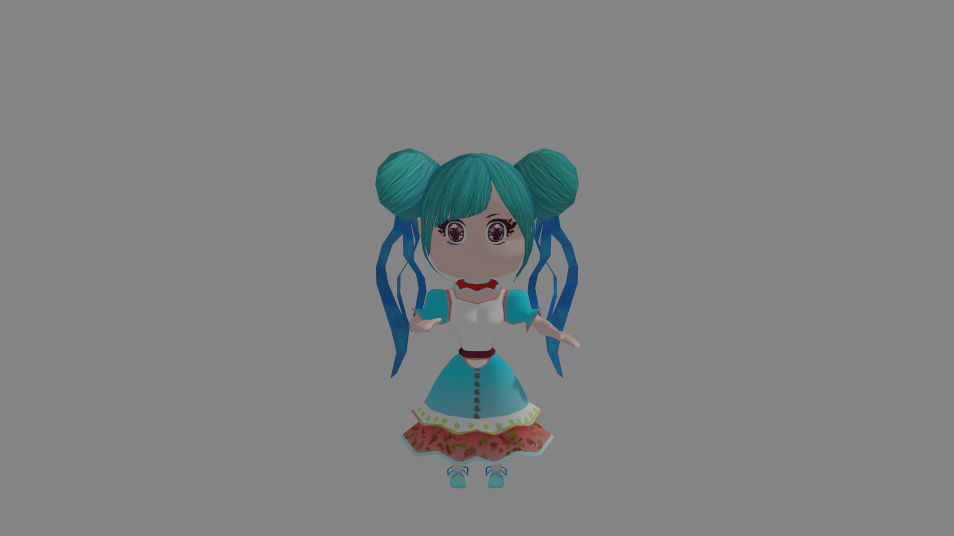 Malina Chibi Magical Girl Character 3D Model - TurboSquid 1813494