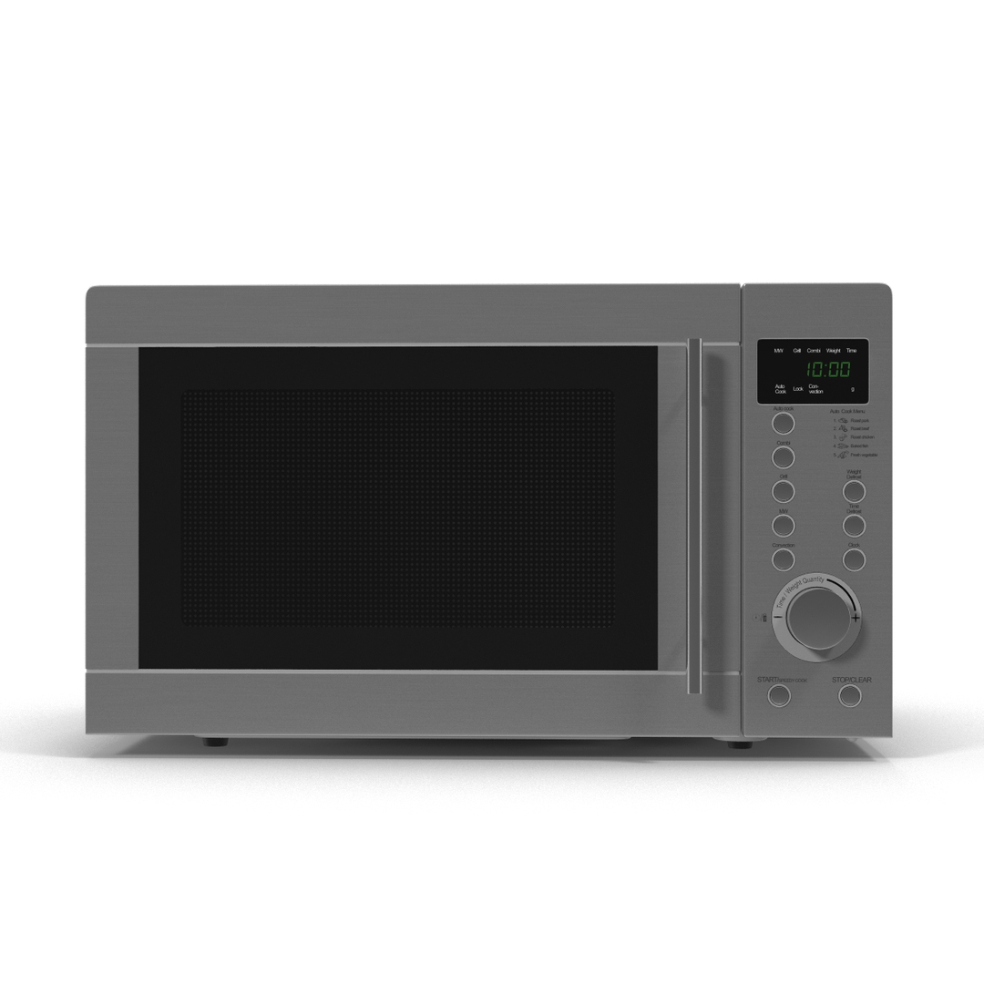 Microwave Oven 4 Generic 3d Model