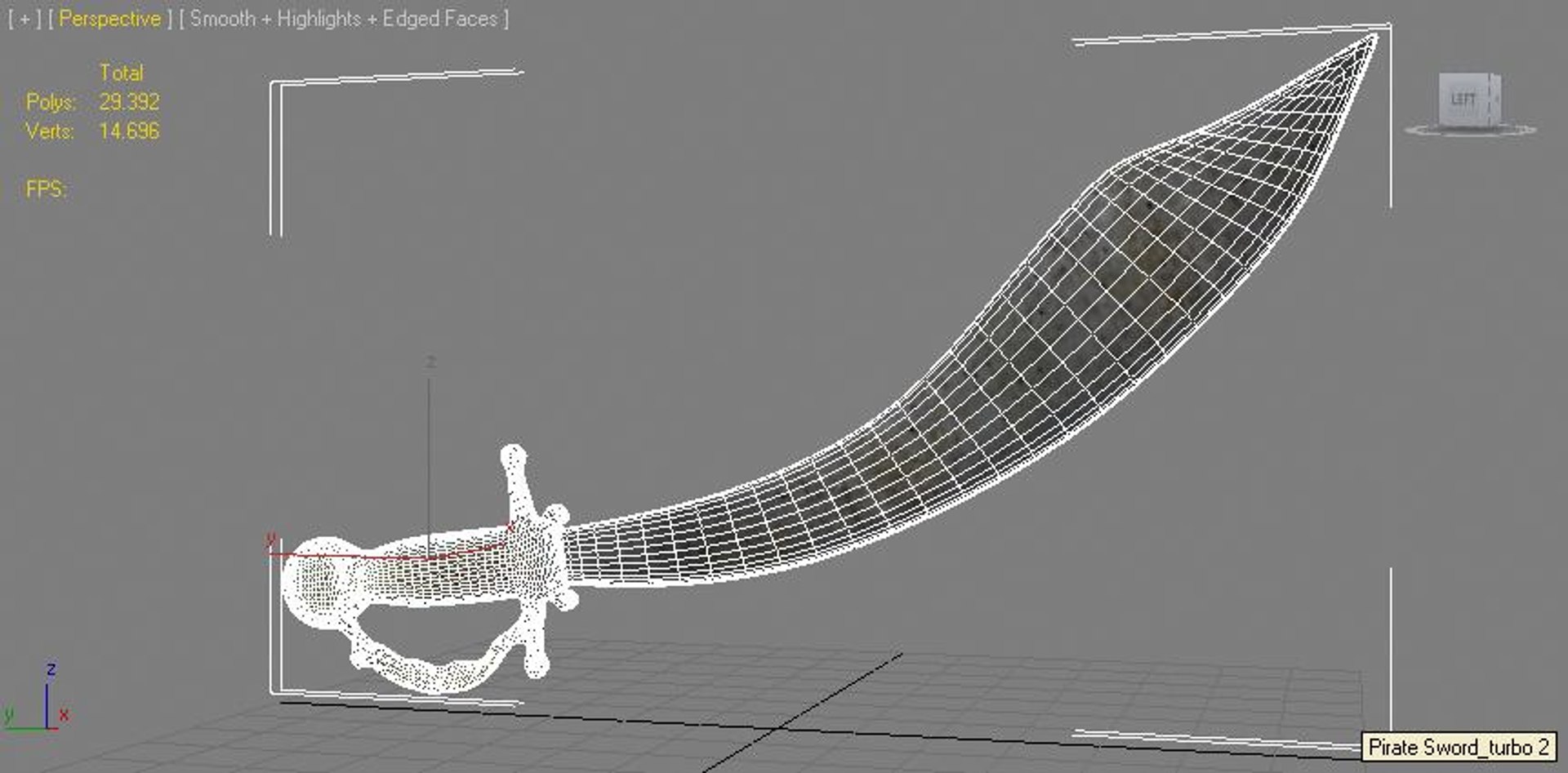 Pirate Sword Model - TurboSquid 2242763