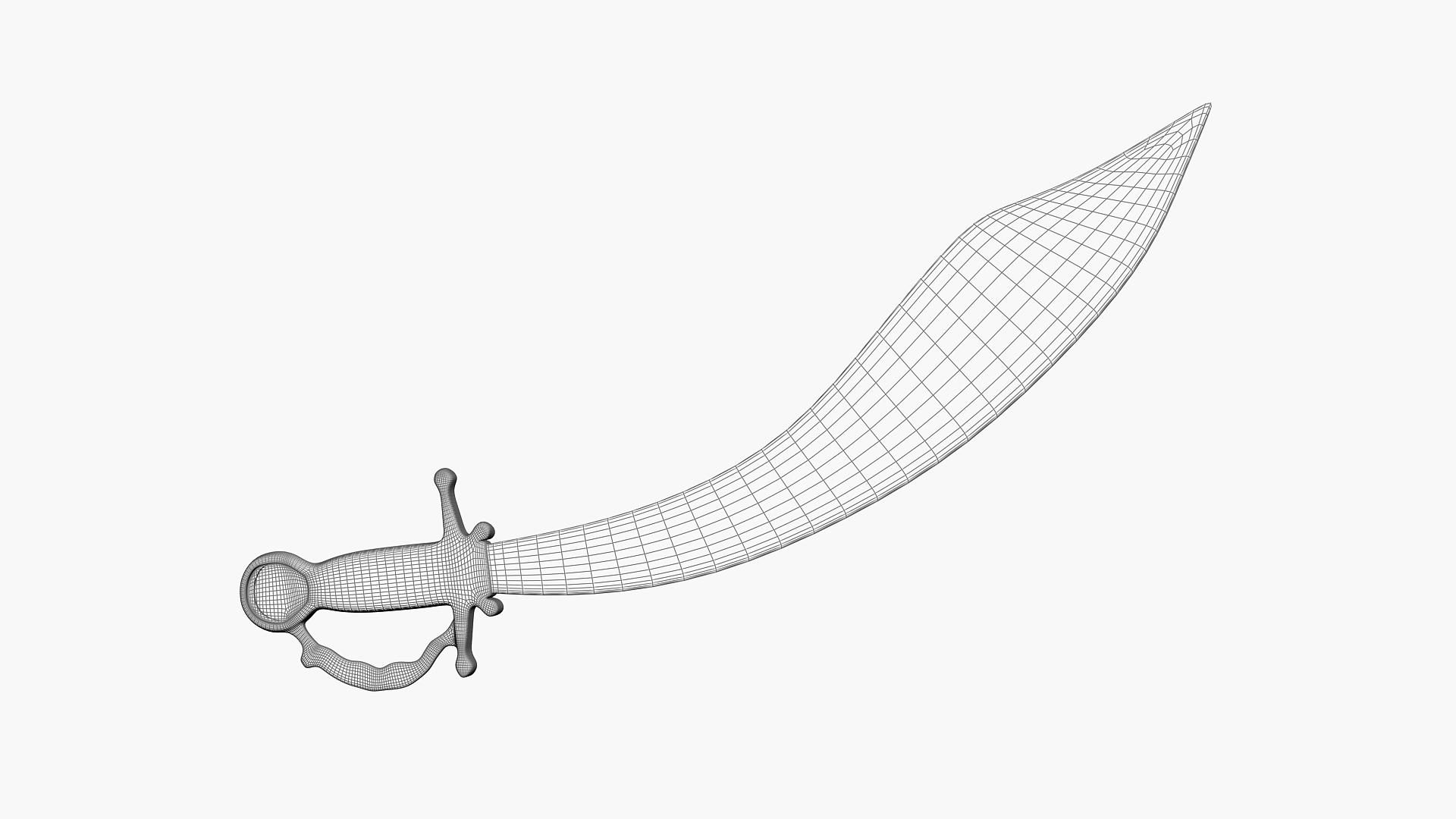 Pirate Sword Model - TurboSquid 2242763
