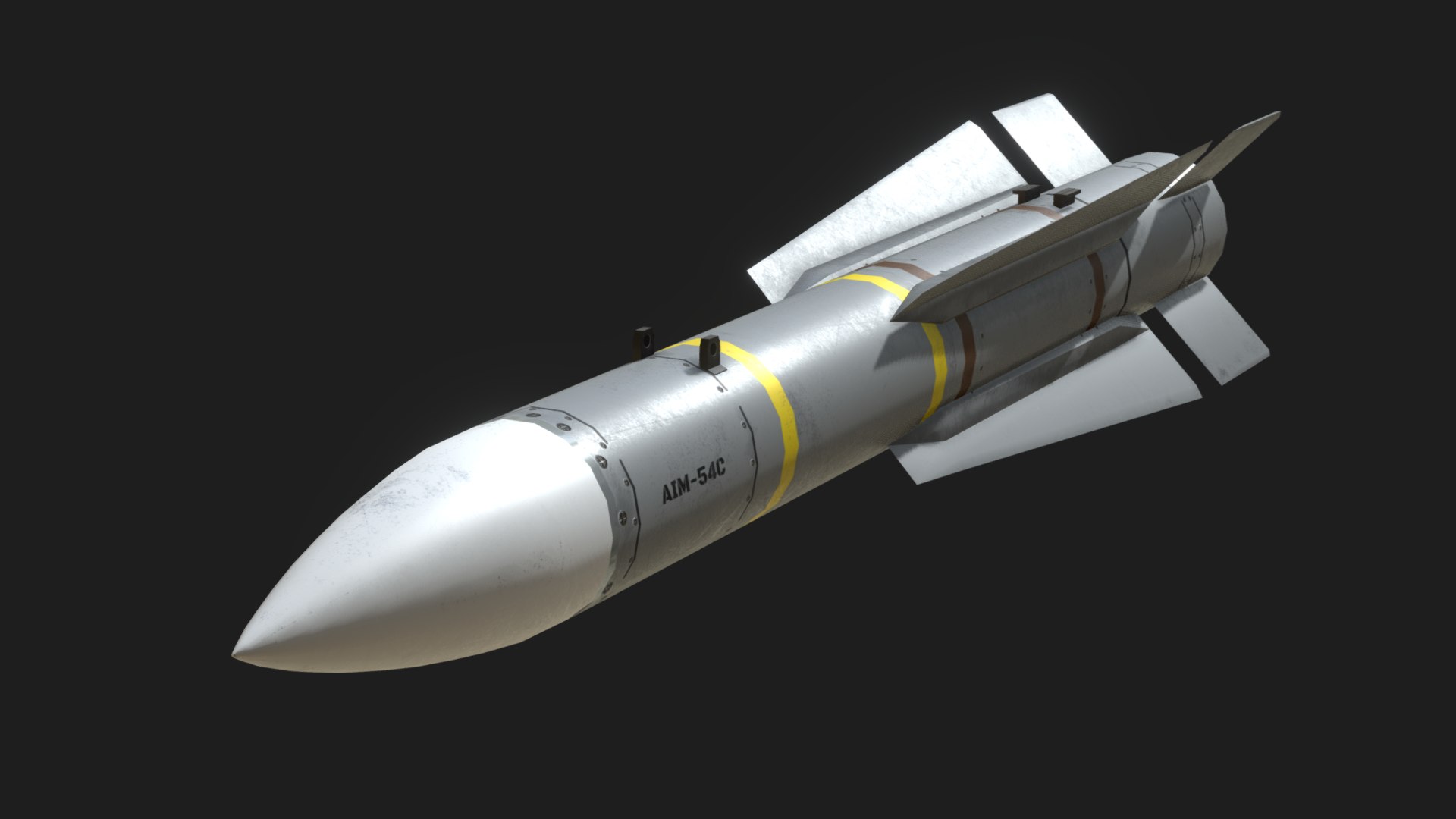 3D AIM -54C Phoenix American Air To Air BVR Missile - TurboSquid 1899324