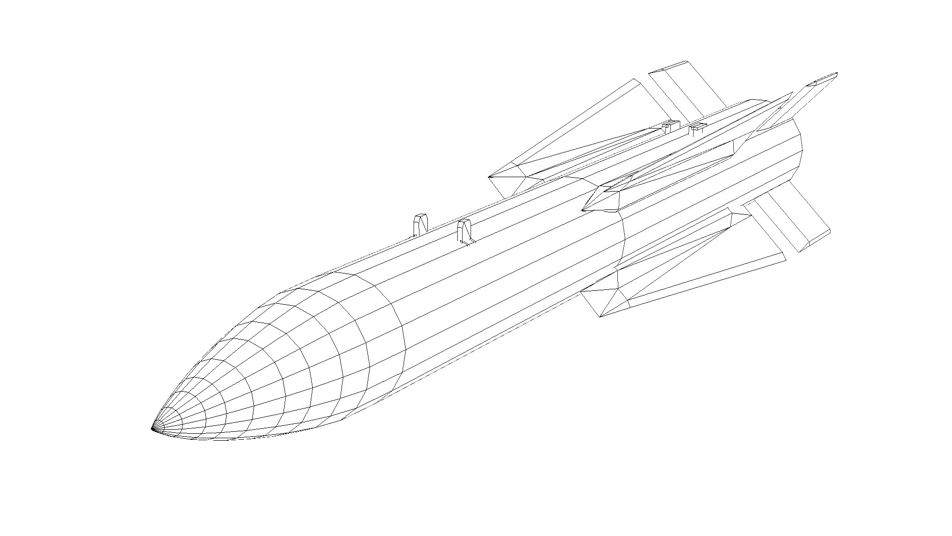 3D AIM -54C Phoenix American Air To Air BVR Missile - TurboSquid 1899324