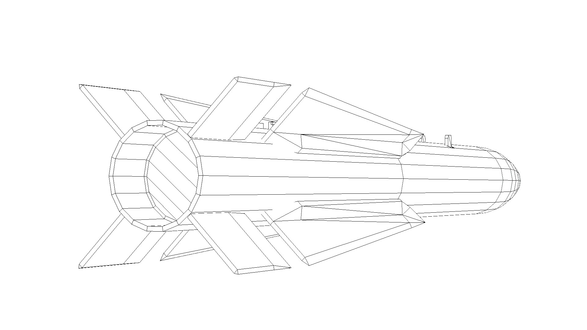 3D AIM -54C Phoenix American Air To Air BVR Missile - TurboSquid 1899324