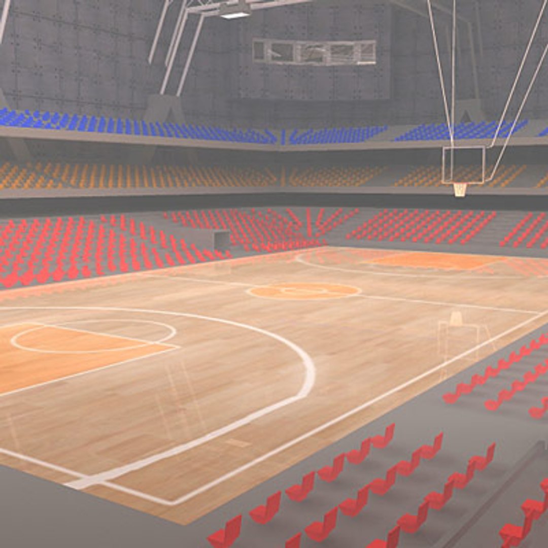 3d model basketball arena