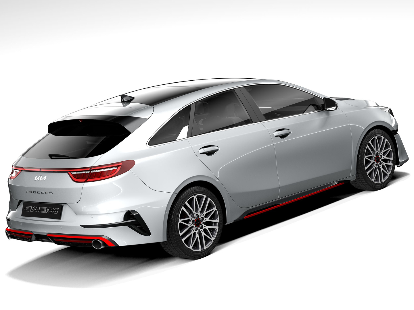 Kia ProCeed GT 2022 model - TurboSquid 1839983