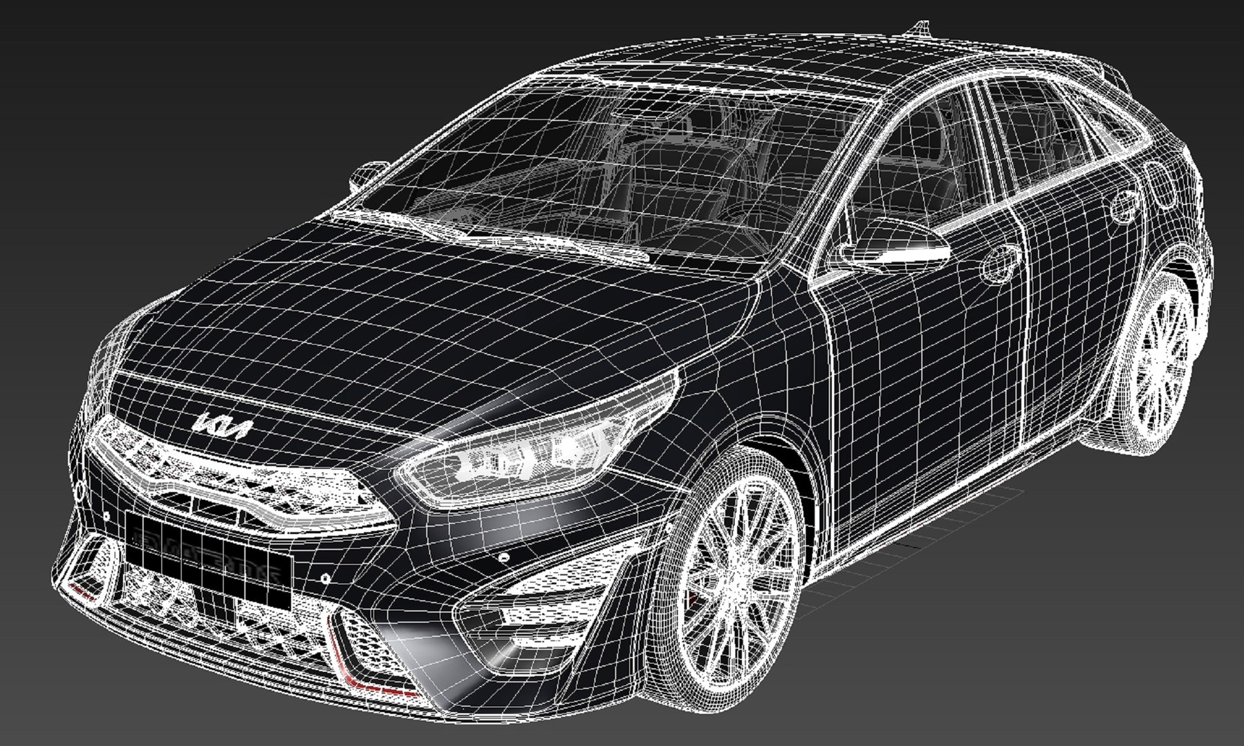 Kia ProCeed GT 2022 Model - TurboSquid 1839983