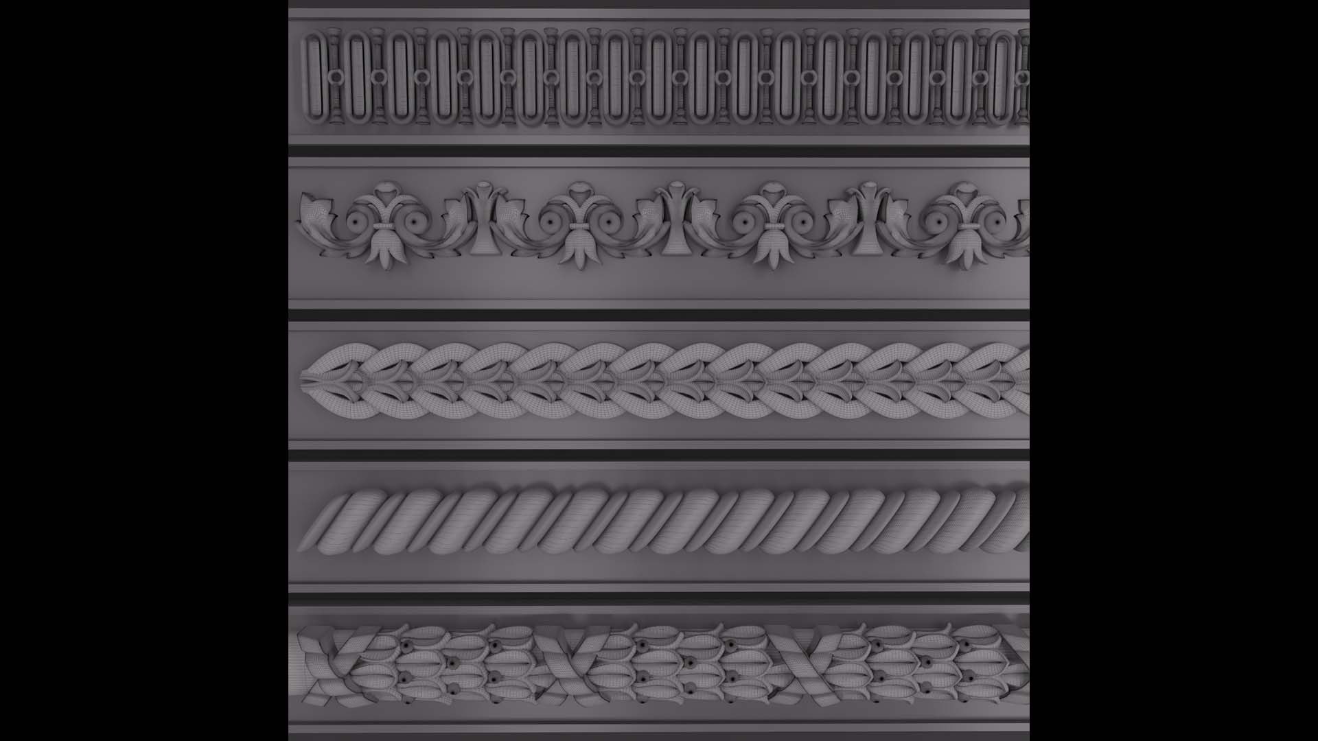 3D Model Trim Ornament 125 - TurboSquid 1901832