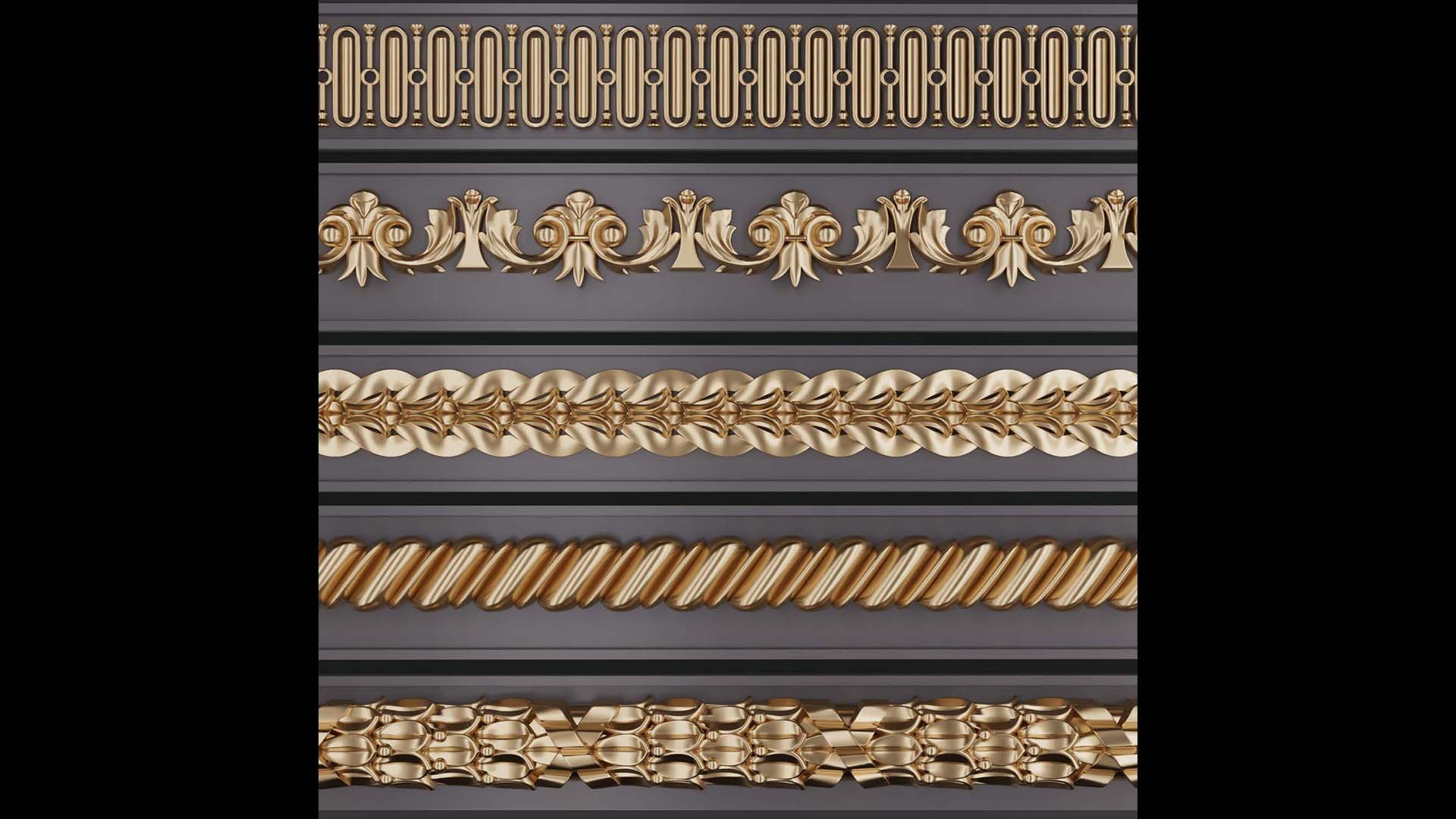 3D Model Trim Ornament 125 - TurboSquid 1901832