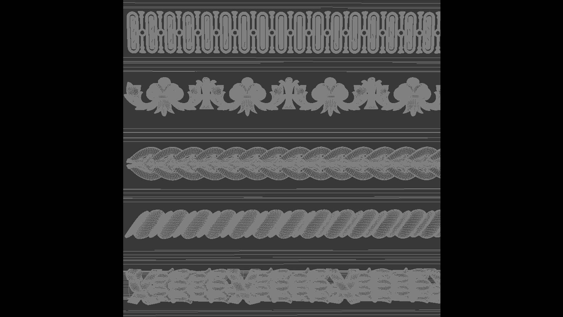 3D Model Trim Ornament 125 - TurboSquid 1901832