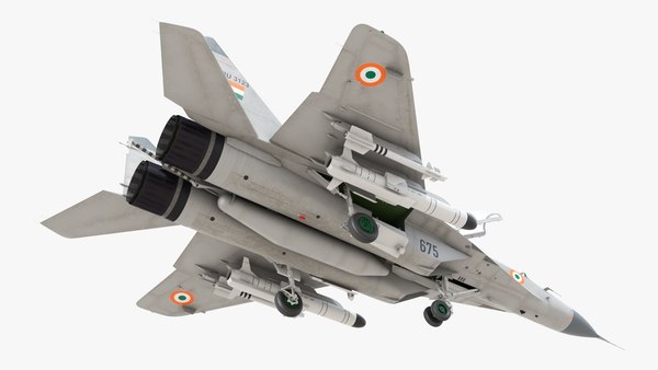 シネマ 4D 用に装備された武装を備えた MiG 29 KUB タンデム航空機インディアン3Dモデル - TurboSquid 2022347
