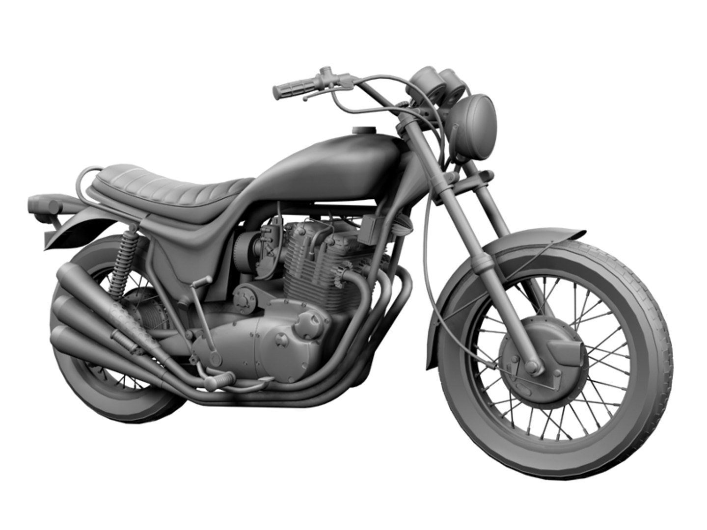 Triumph X75 Hurricane 3d Model