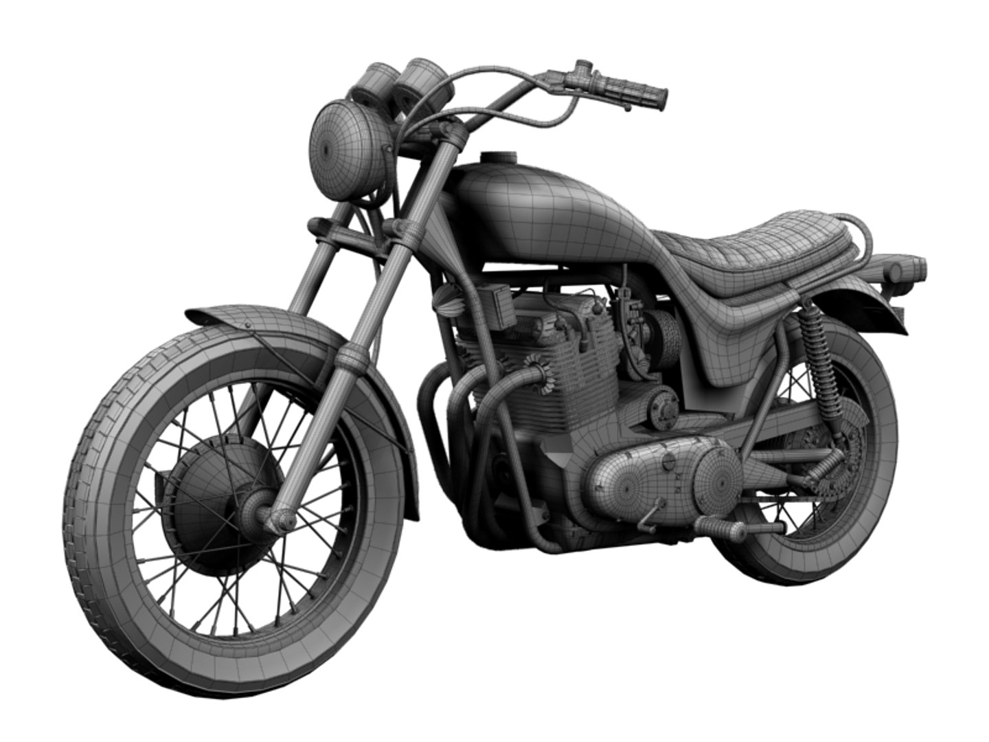 triumph x75 hurricane 3d model