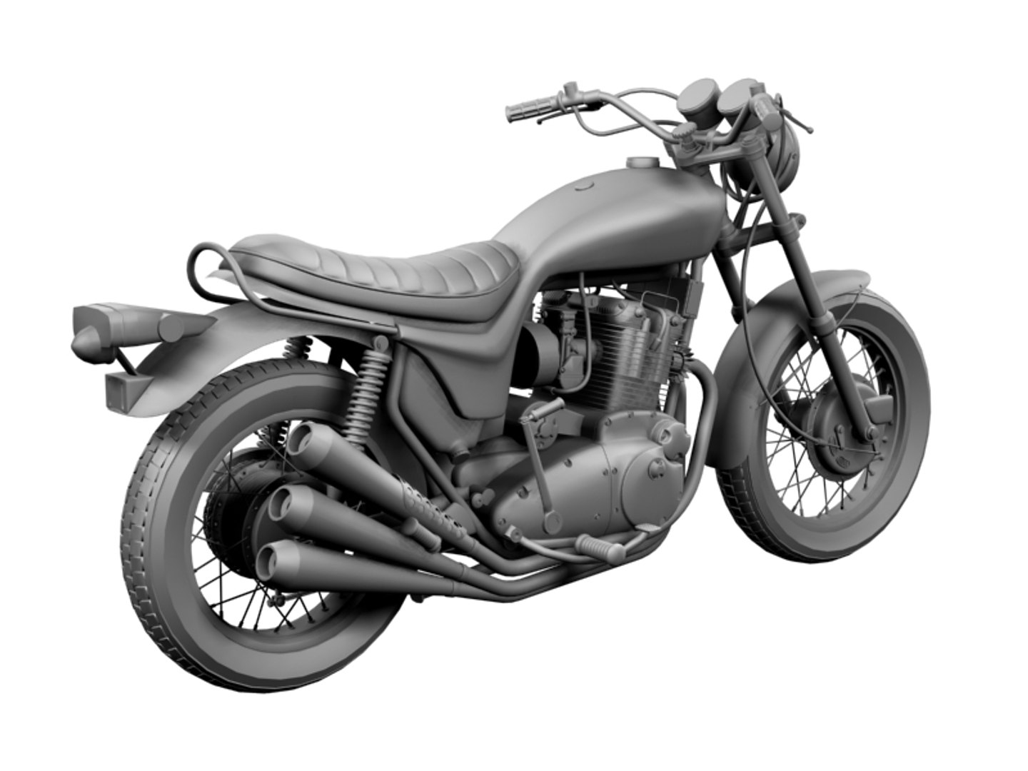 Triumph X75 Hurricane 3d Model