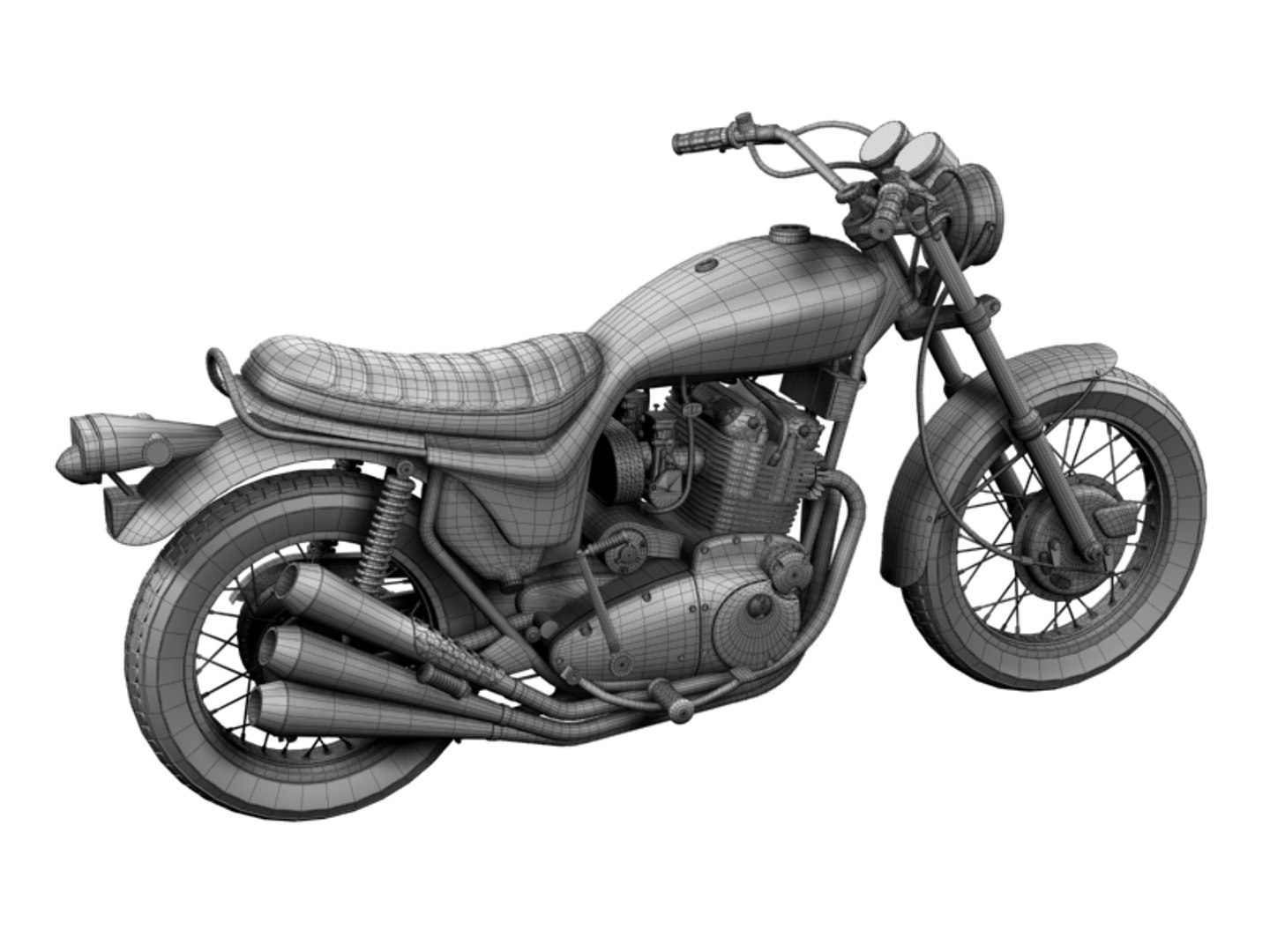 triumph x75 hurricane 3d model