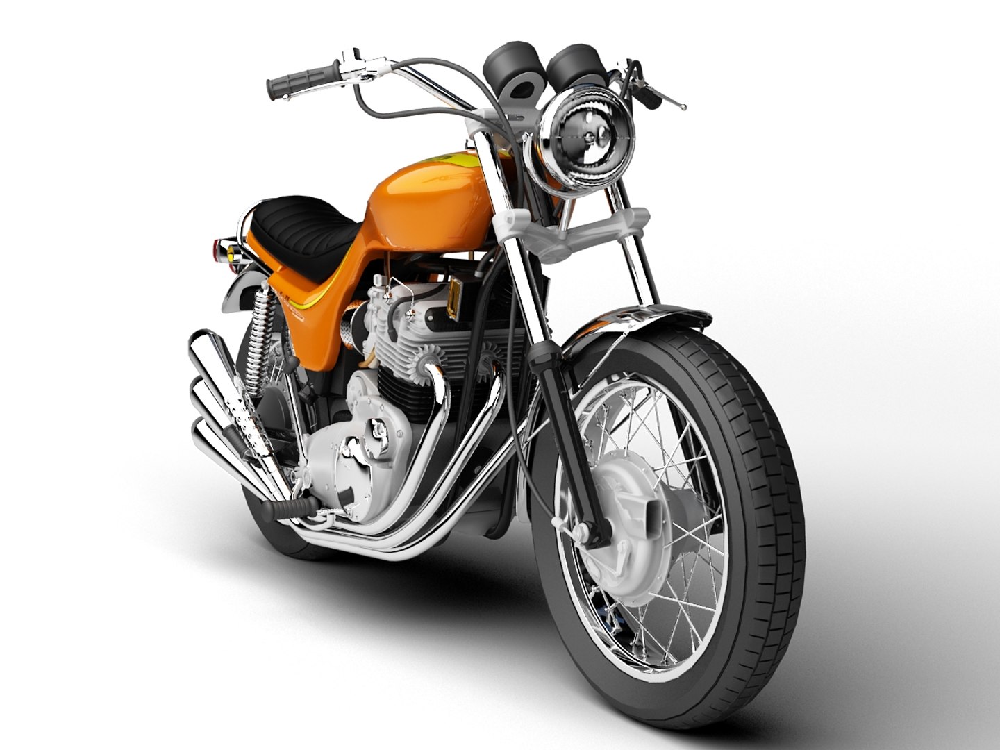 Triumph X75 Hurricane 3d Model