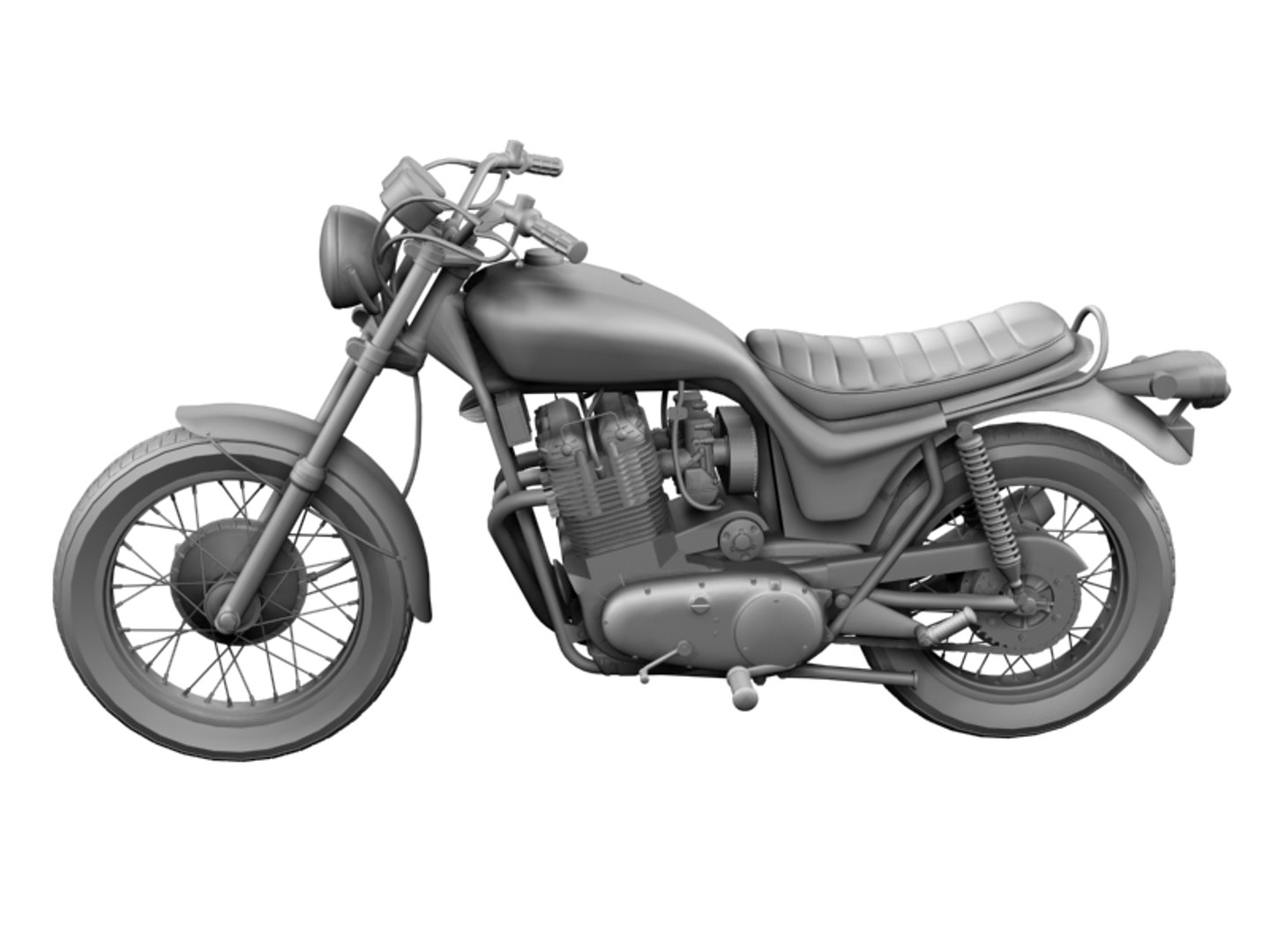 Triumph X75 Hurricane 3d Model