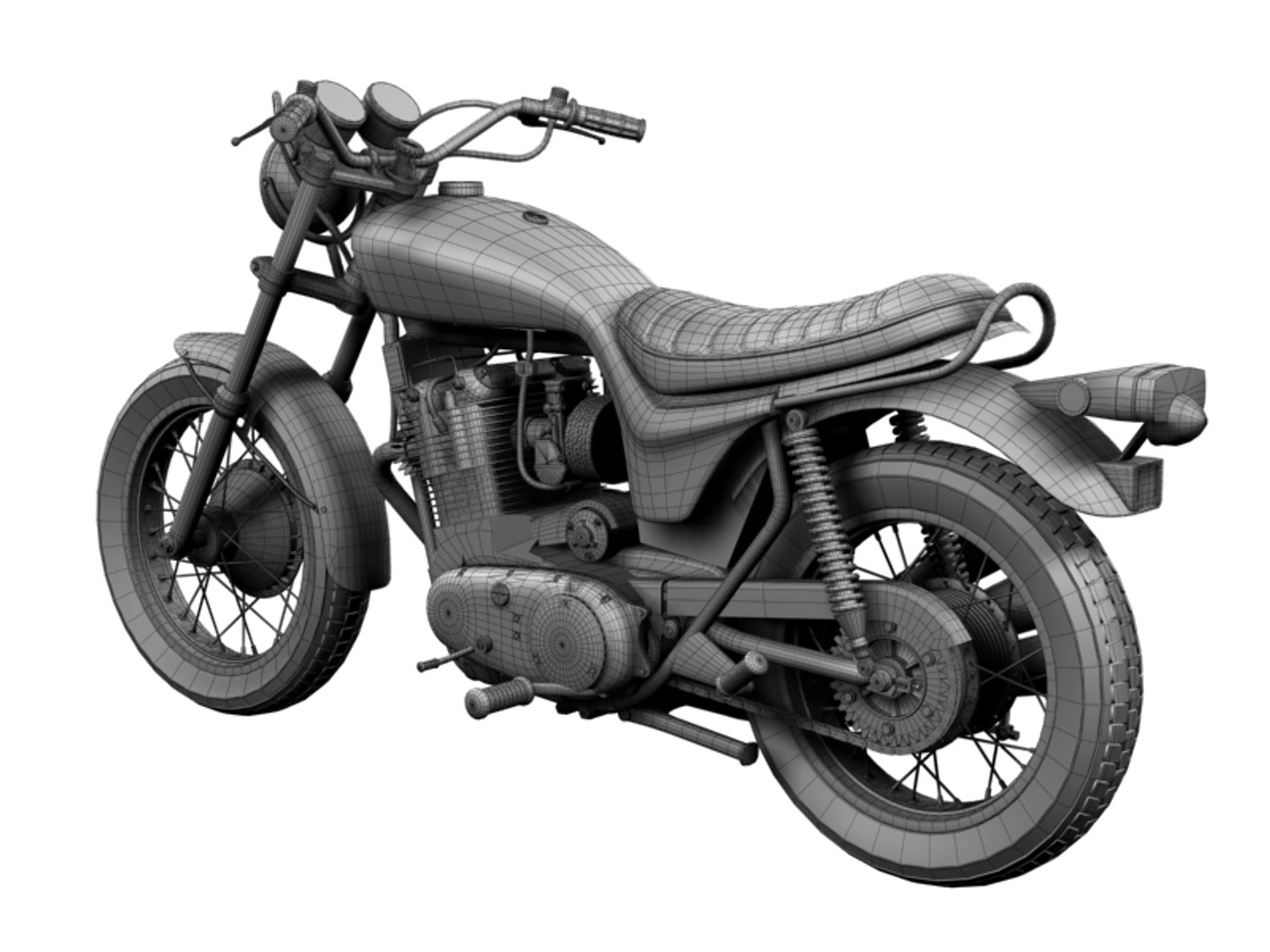 triumph x75 hurricane 3d model