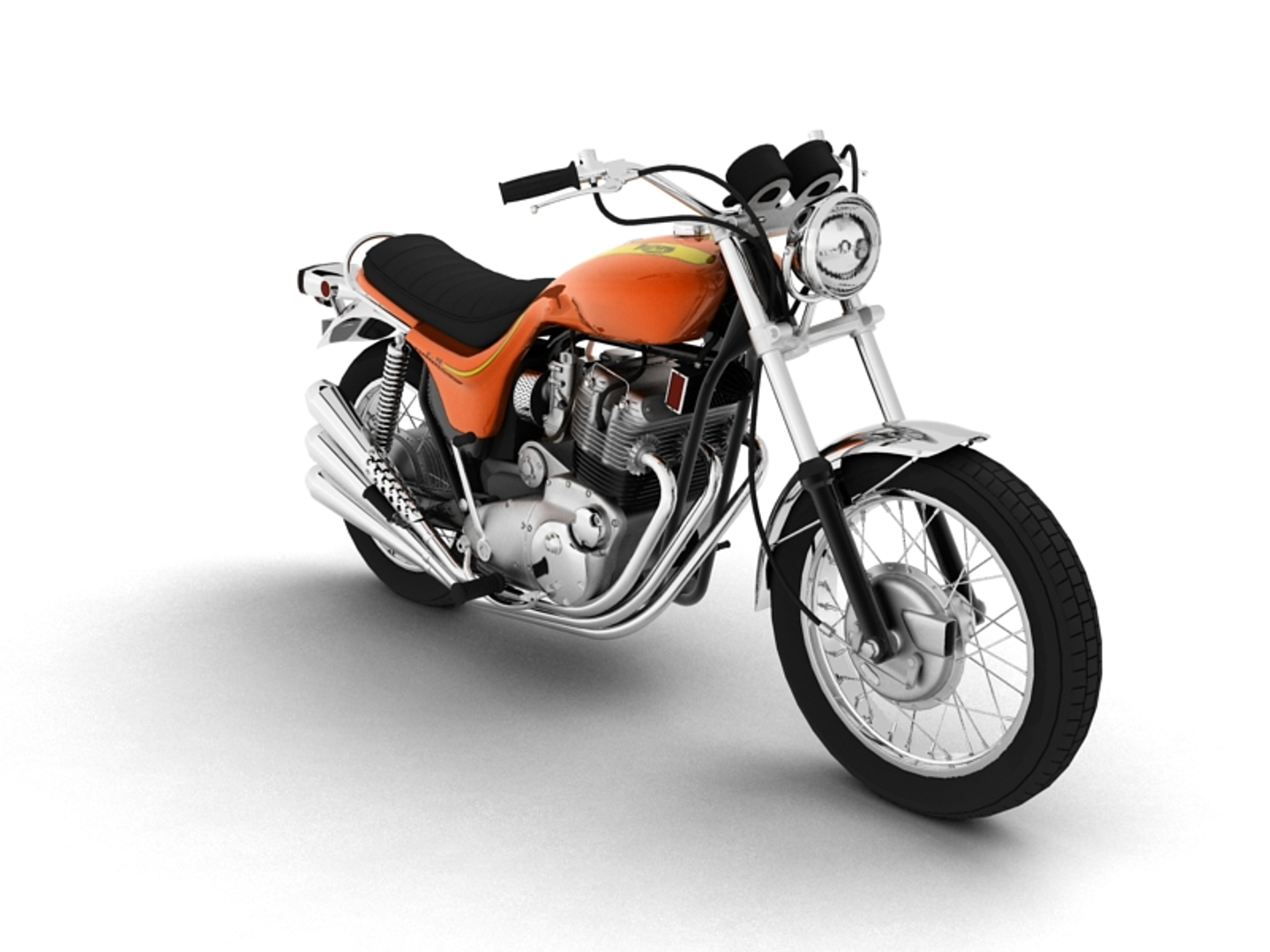 Triumph X75 Hurricane 3d Model