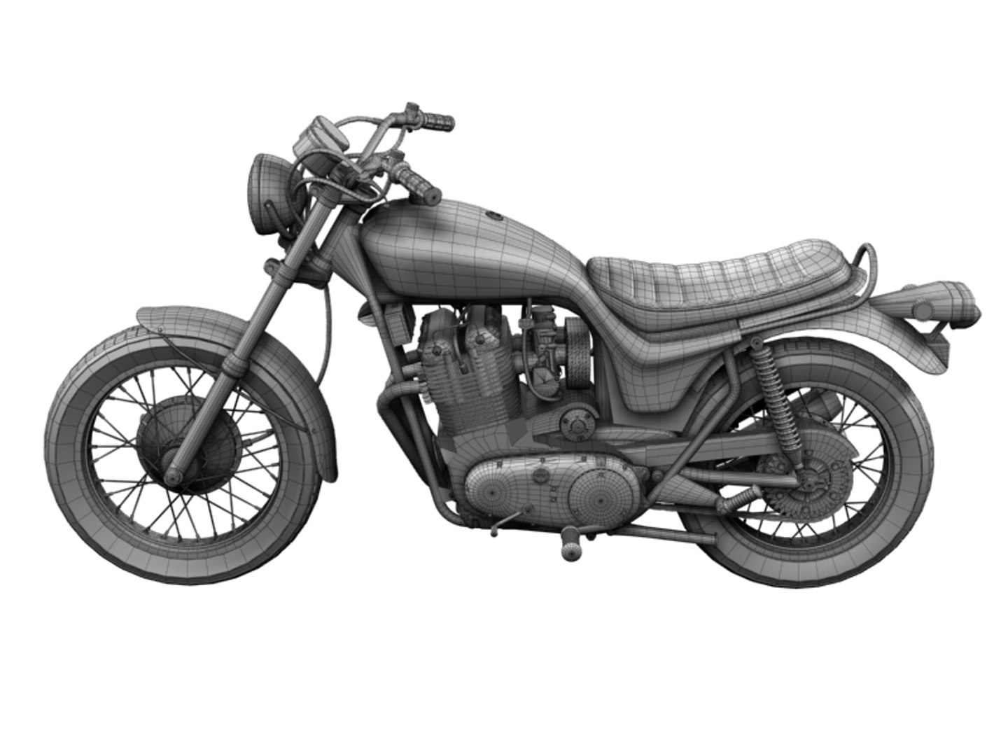 triumph x75 hurricane 3d model