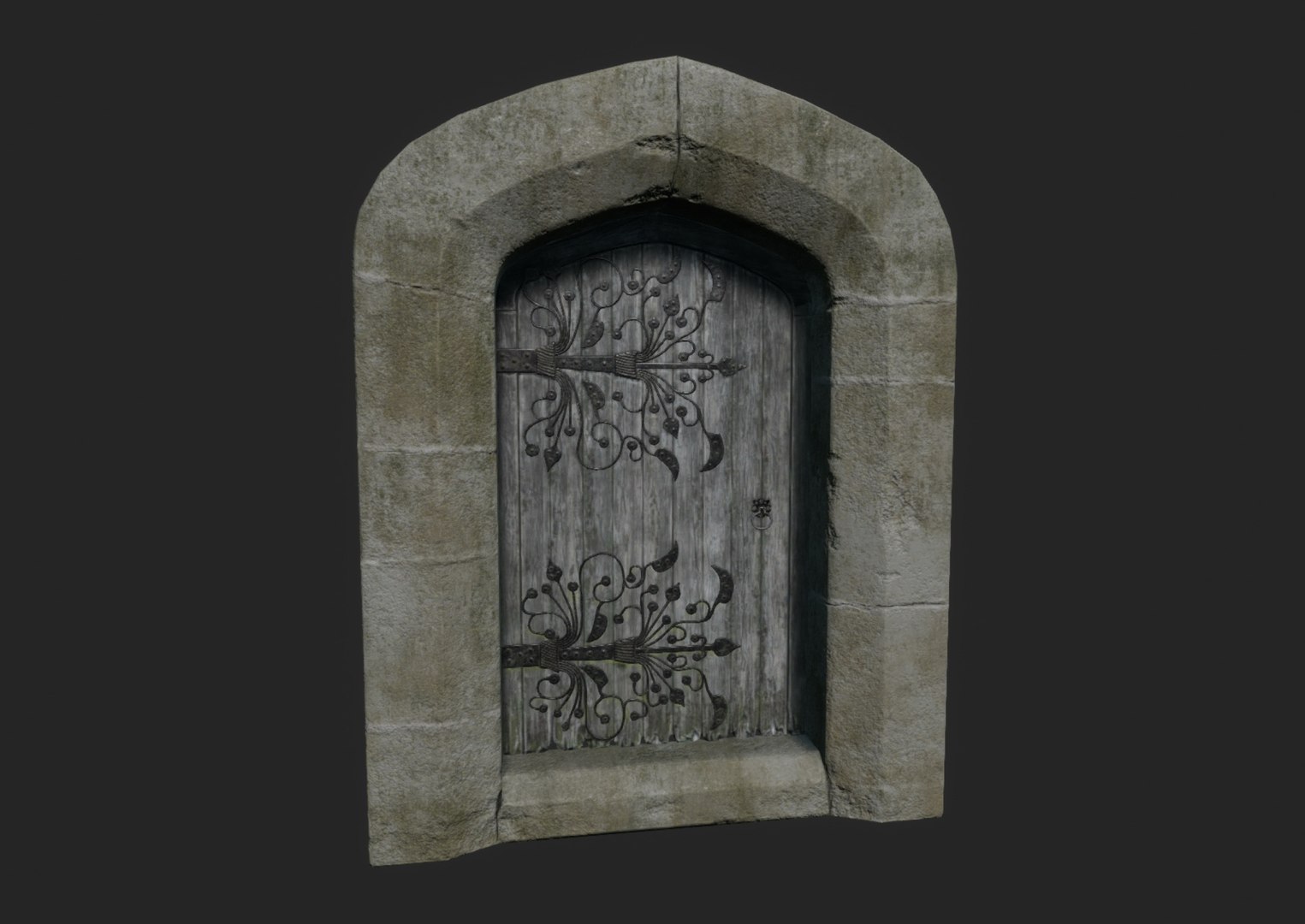 Medieval door 3D - TurboSquid 1607424