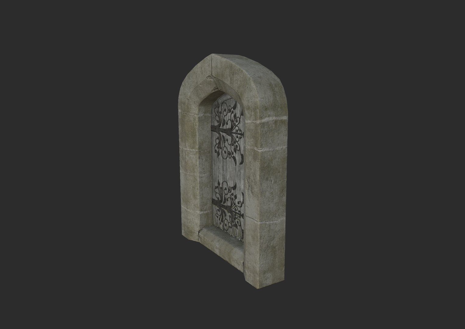 Medieval door 3D - TurboSquid 1607424