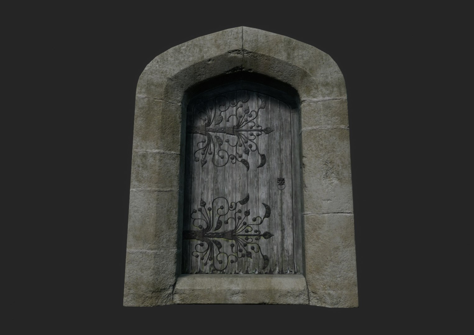 Medieval door 3D - TurboSquid 1607424