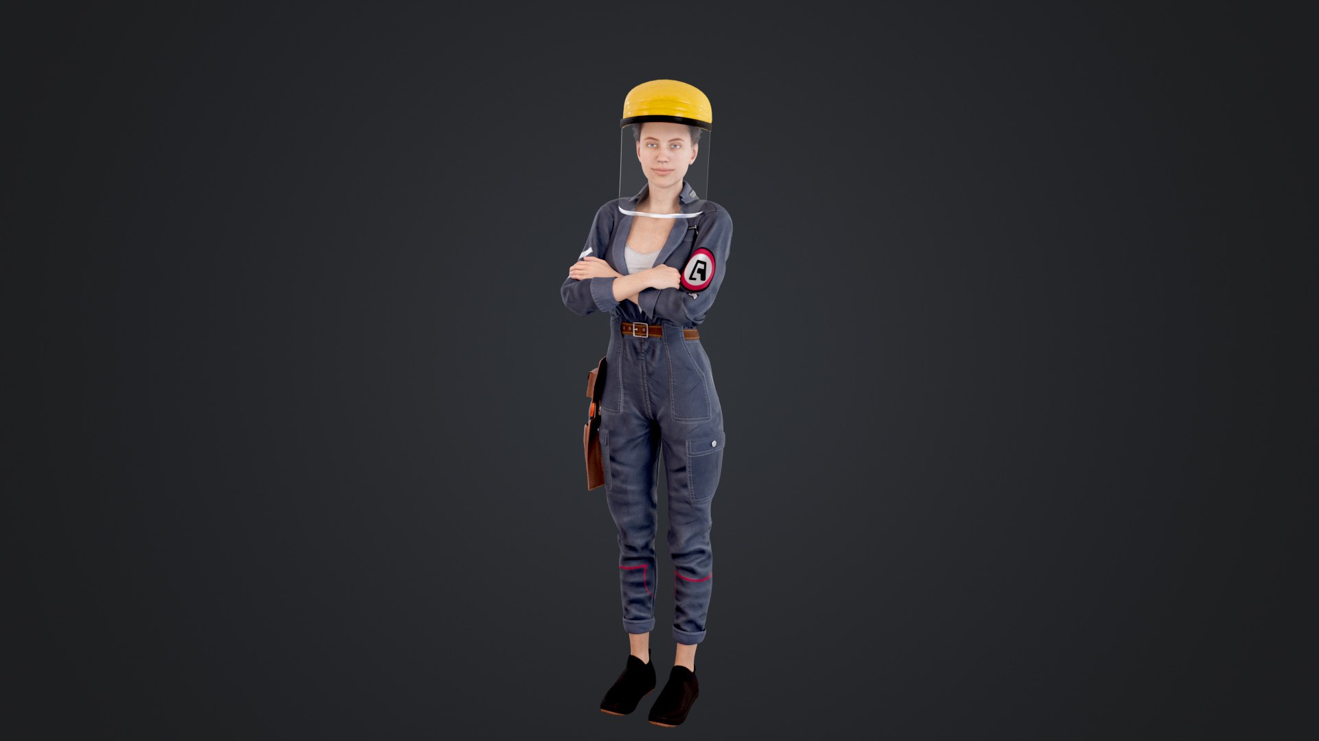 3D Female Workers Model - TurboSquid 2421097
