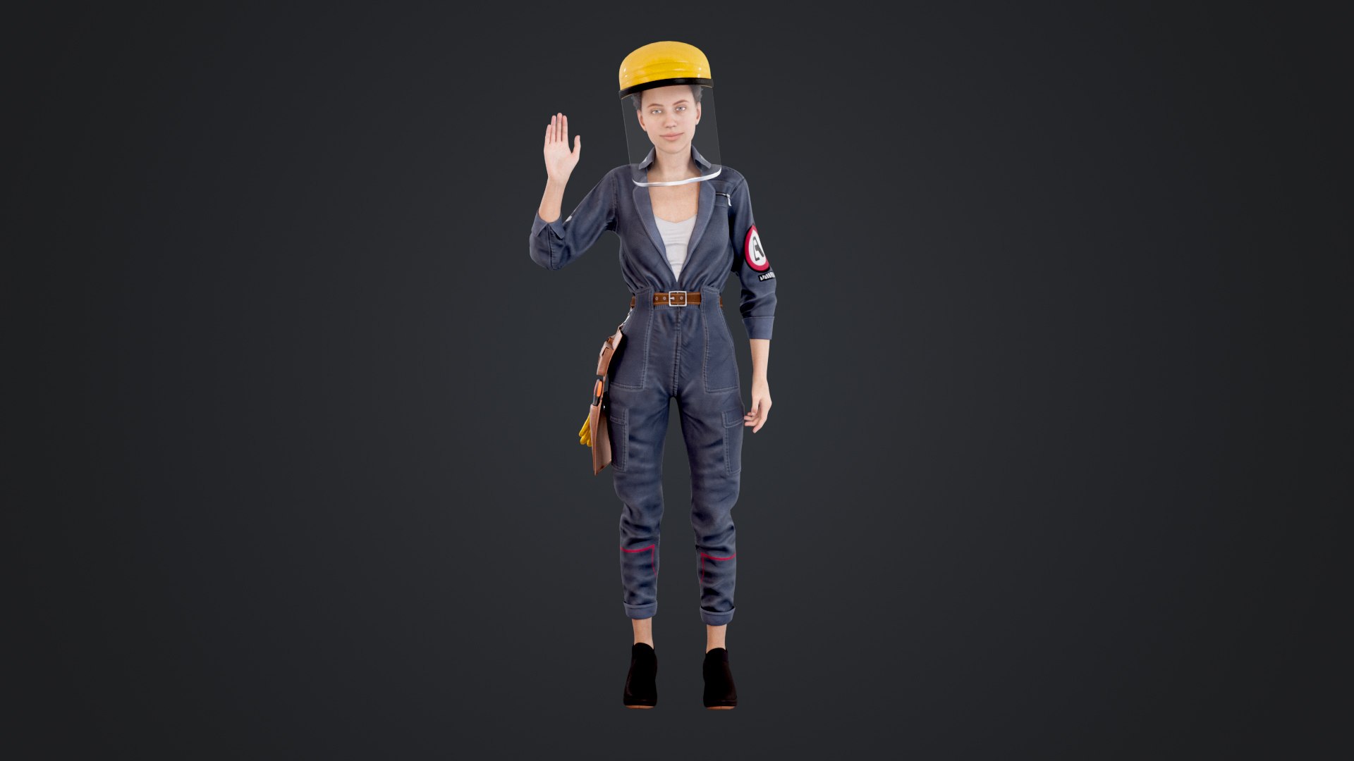 3D Female Workers Model - TurboSquid 2421097