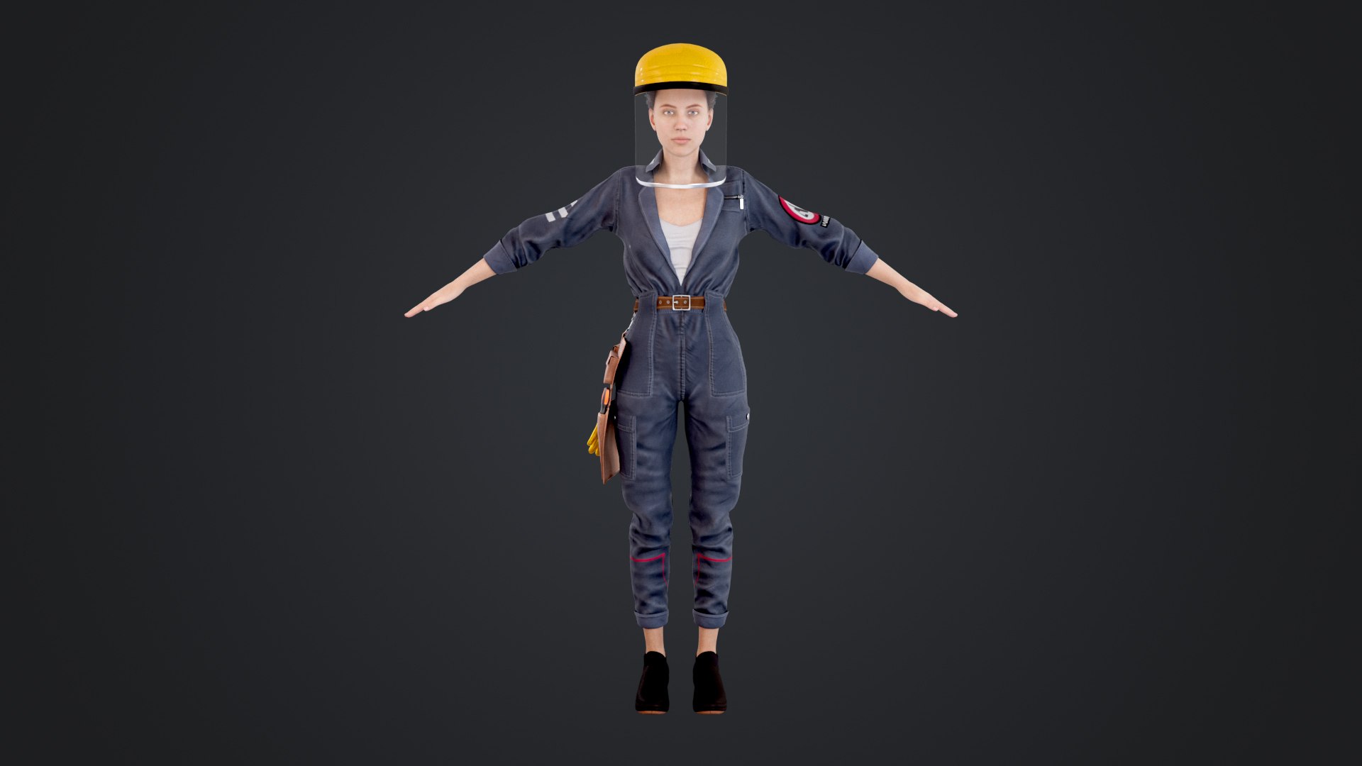 3D Female Workers Model - TurboSquid 2421097