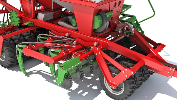 Seed seeder trailed 3D - TurboSquid 1668979