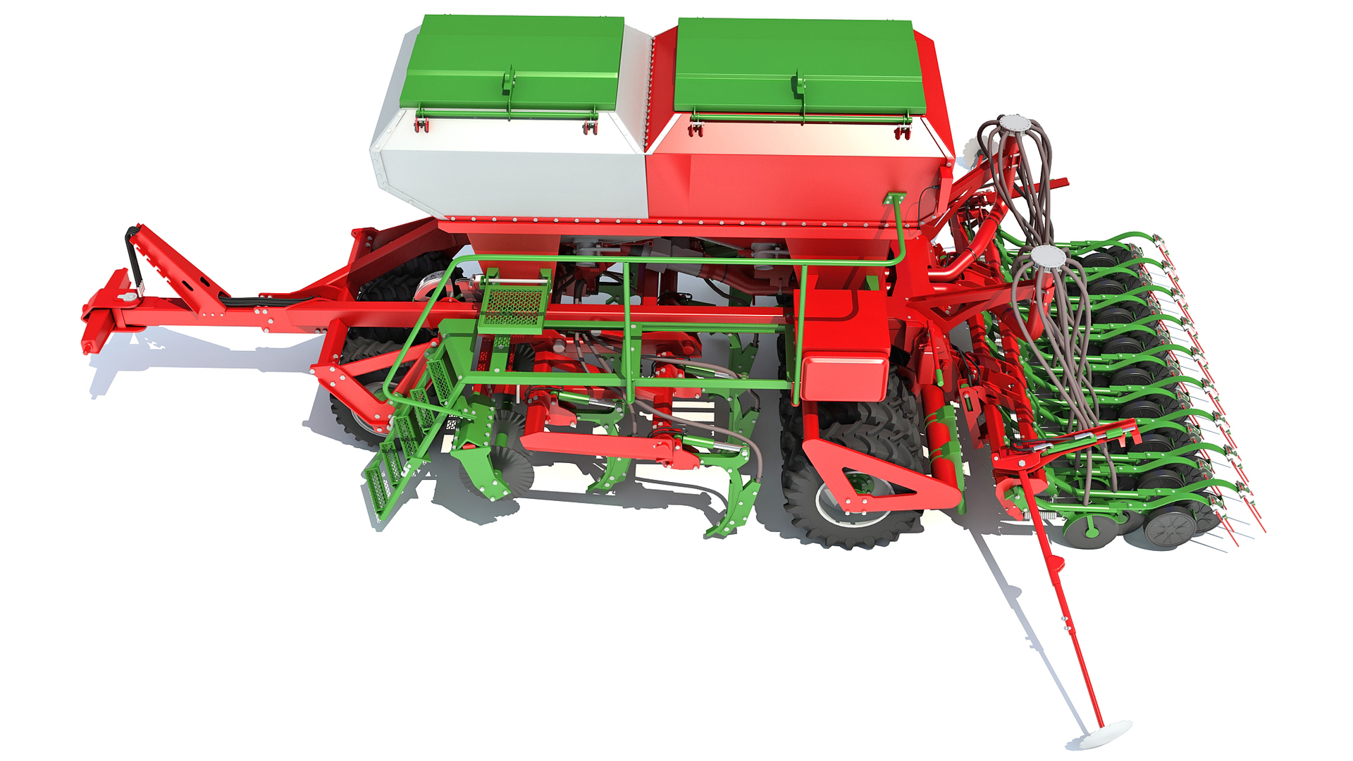 Seed seeder trailed 3D - TurboSquid 1668979