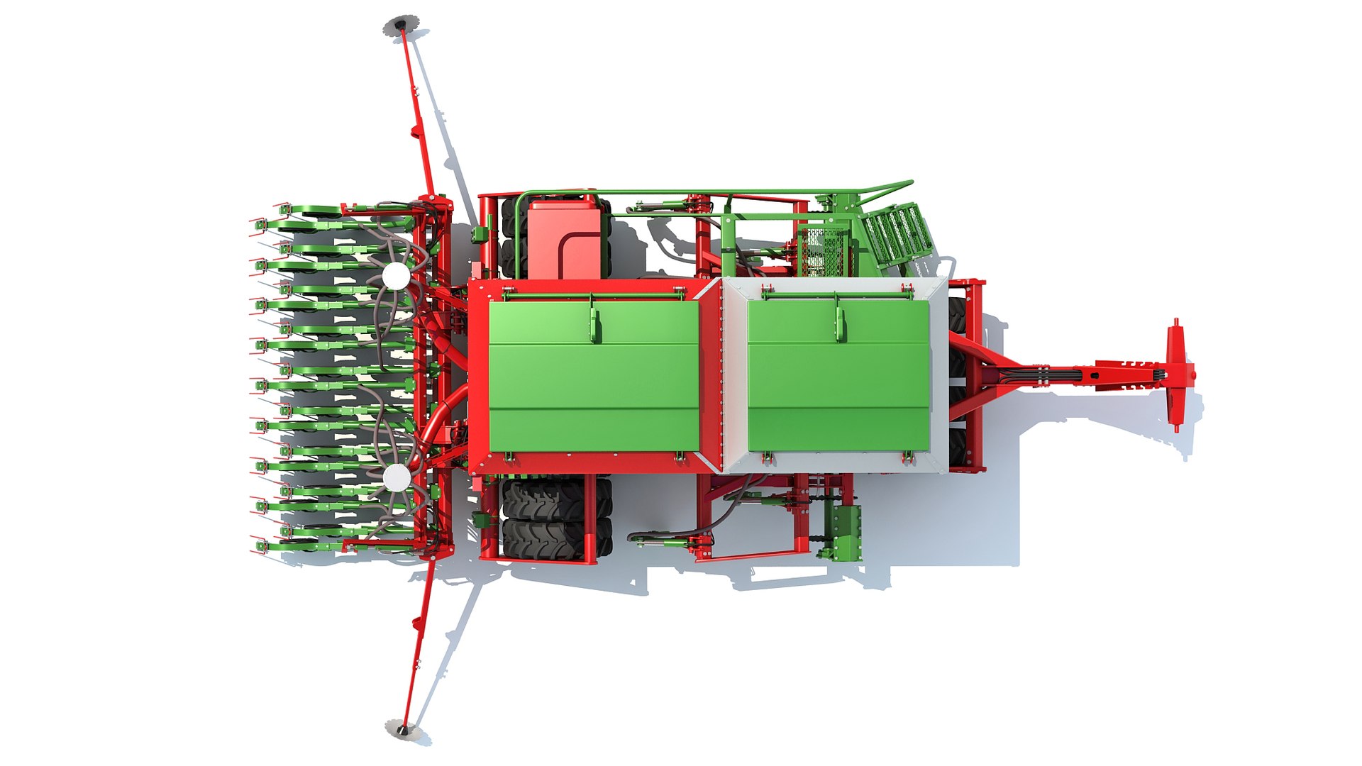 Seed Seeder Trailed 3D - TurboSquid 1668979