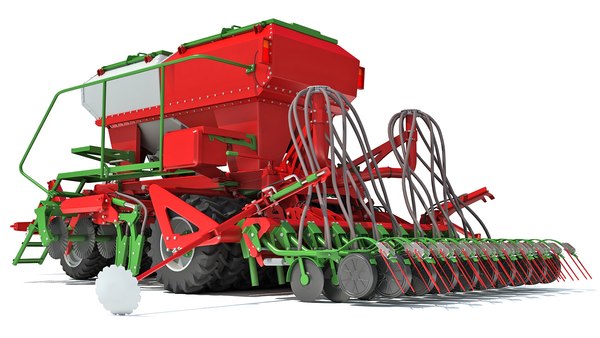 Seed seeder trailed 3D - TurboSquid 1668979