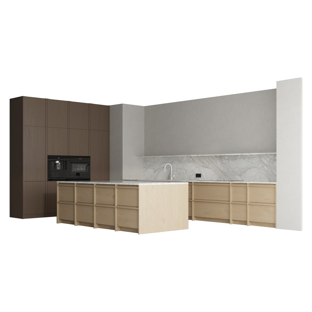 Kitchen Set 40 3D Model - TurboSquid 2187744