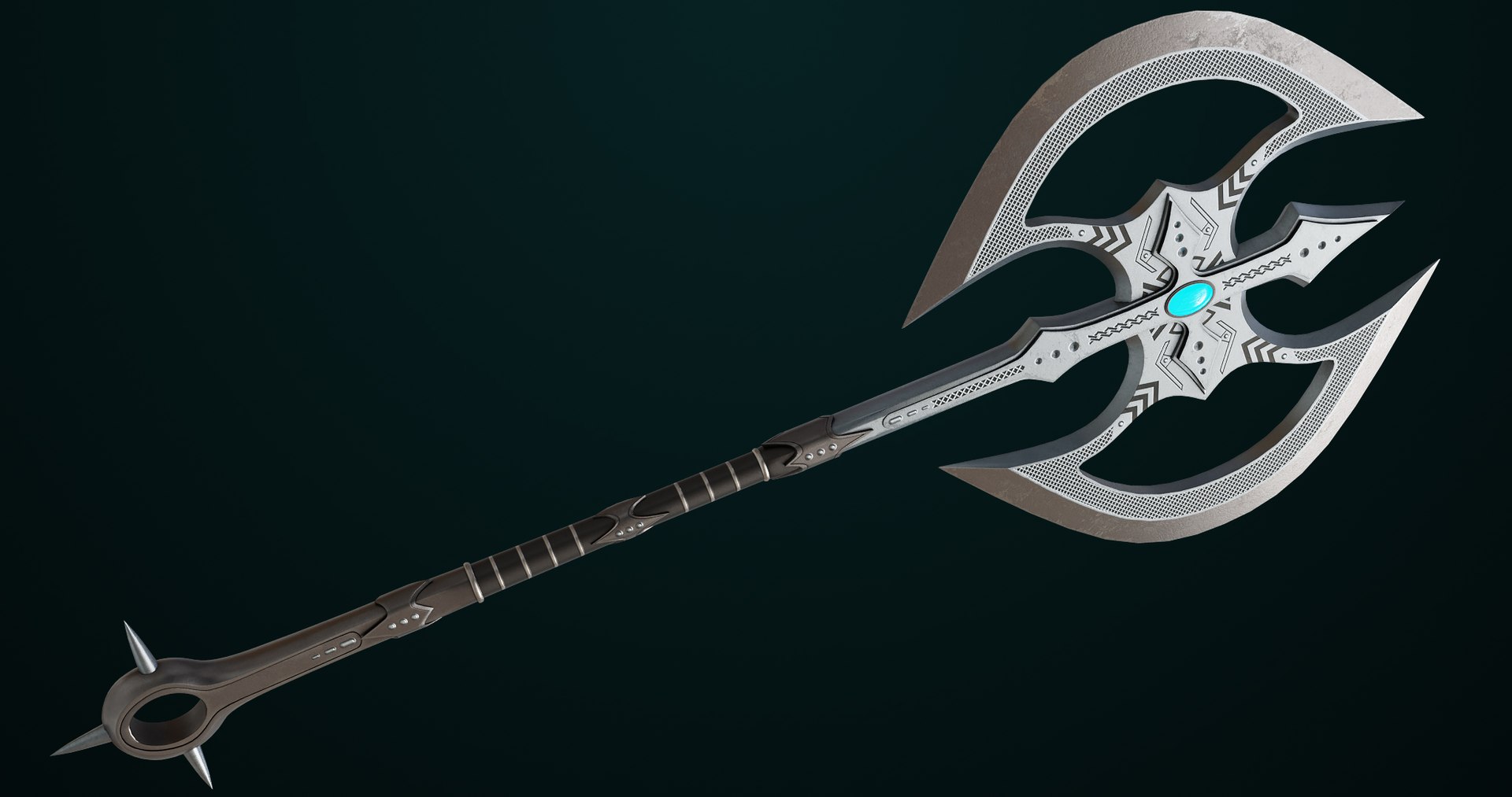 3D Battle Axe 07 All PBR Unity UE Textures Included model - TurboSquid ...