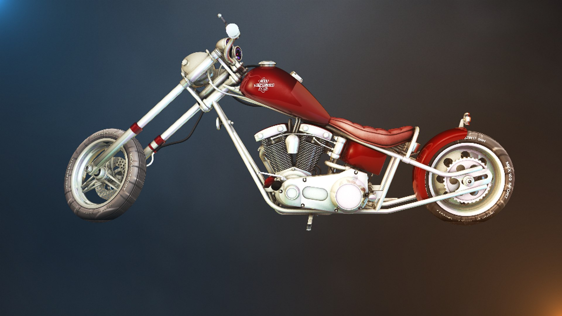 Chopper 3D Model - TurboSquid 1808544