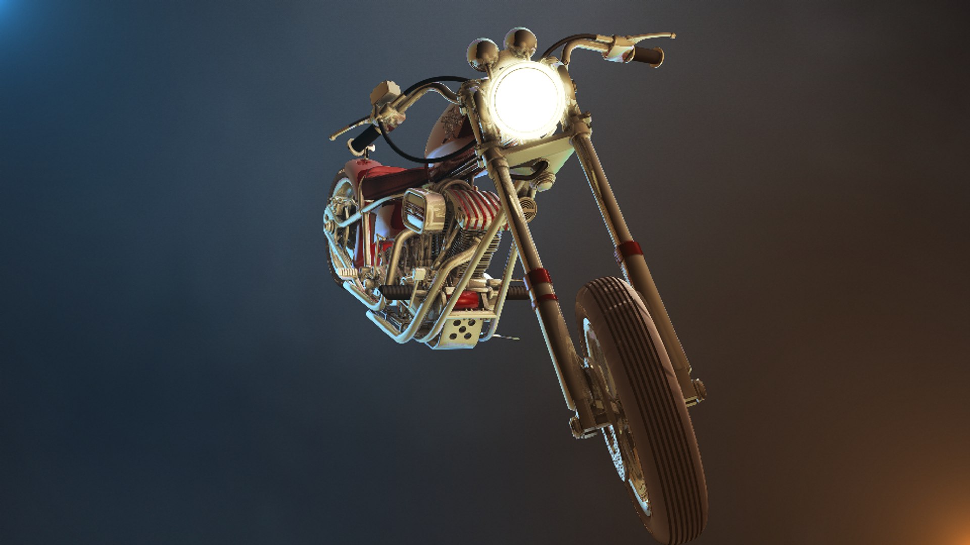 Chopper 3D Model - TurboSquid 1808544