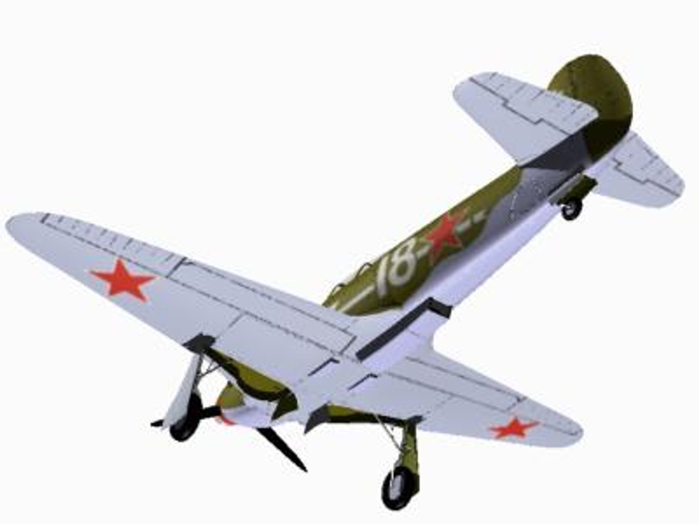 3dsmax Yak-3 Fighter