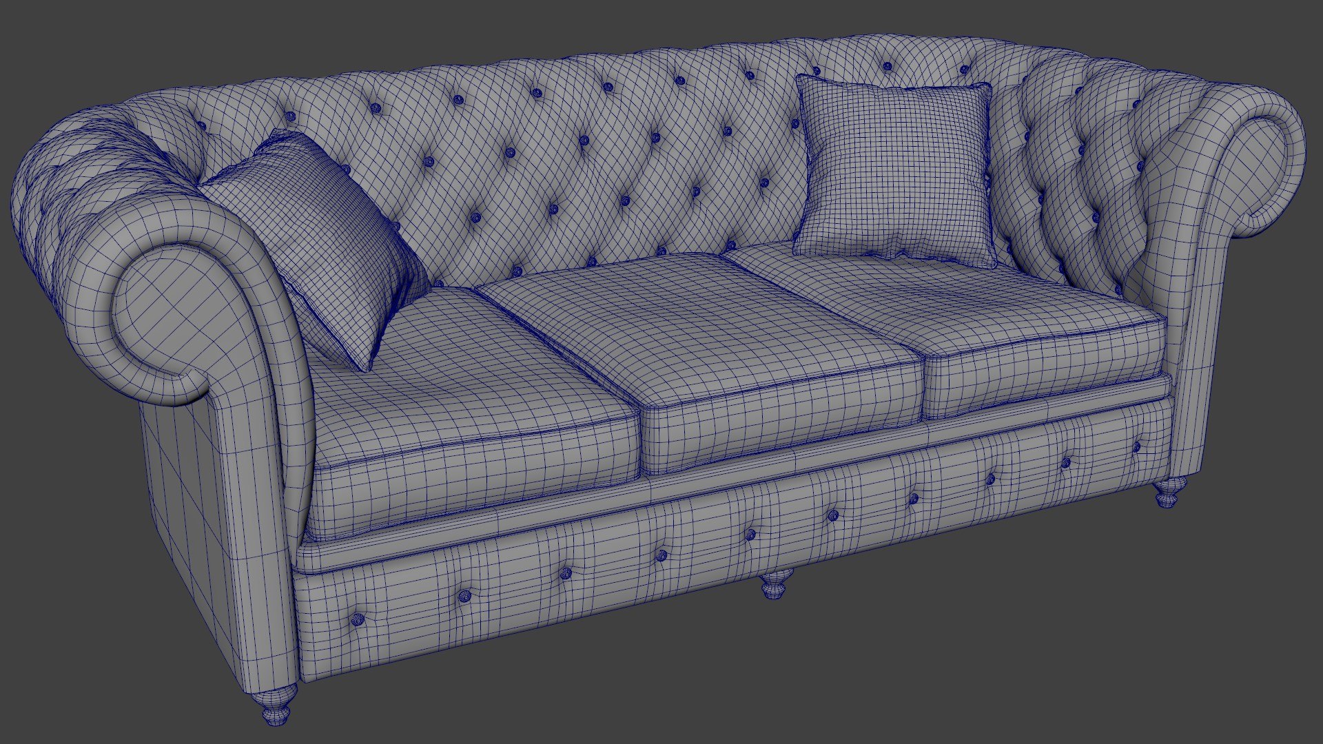 Chesterfield 6 Versions 3D Model - TurboSquid 1554860