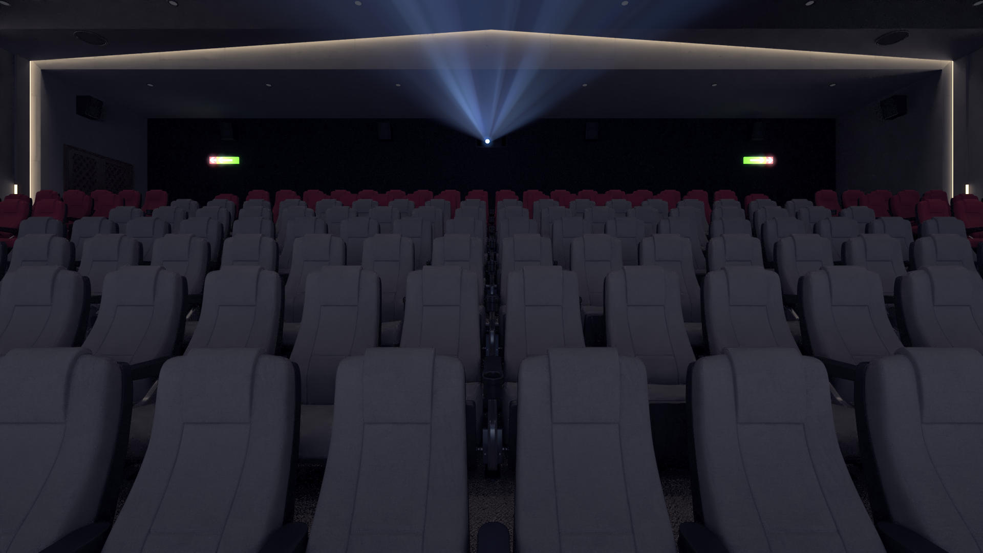 3D Cinema Interior 8K PBR Textures Model - TurboSquid 1818095