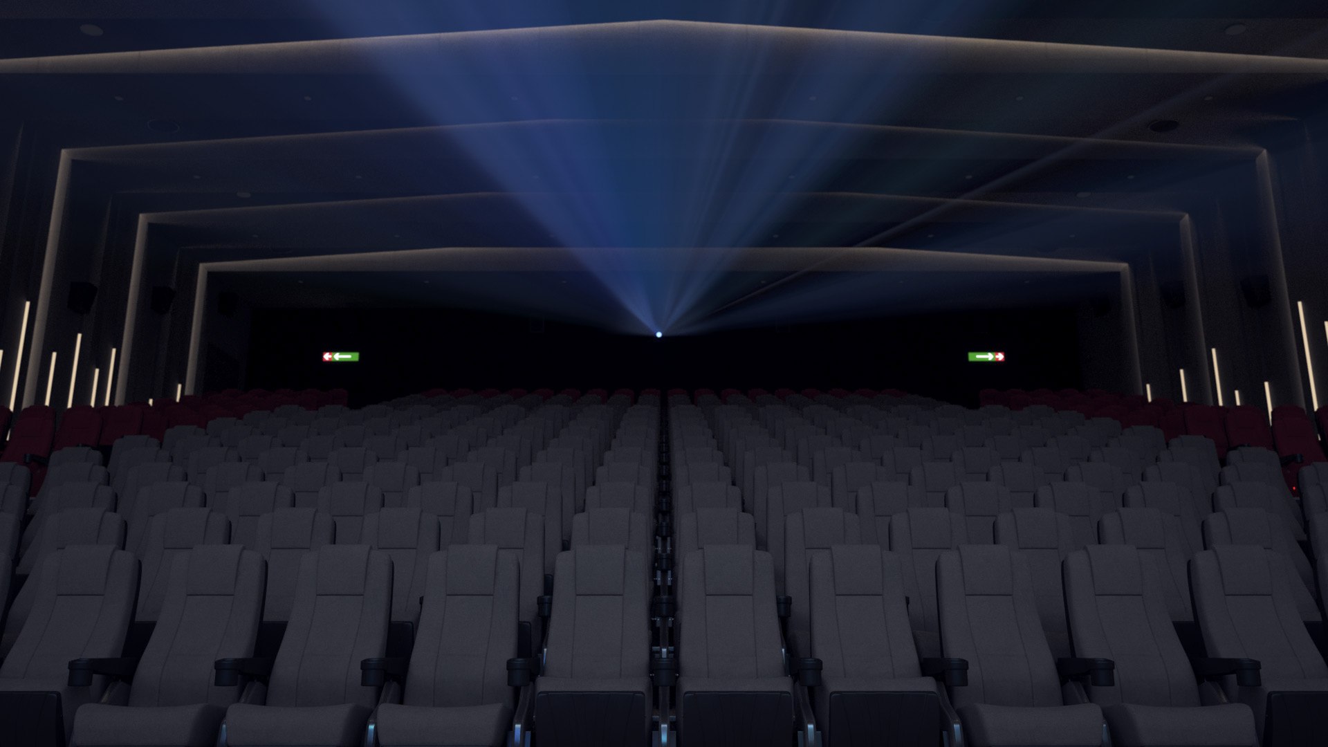 3D Cinema Interior 8K PBR Textures Model - TurboSquid 1818095